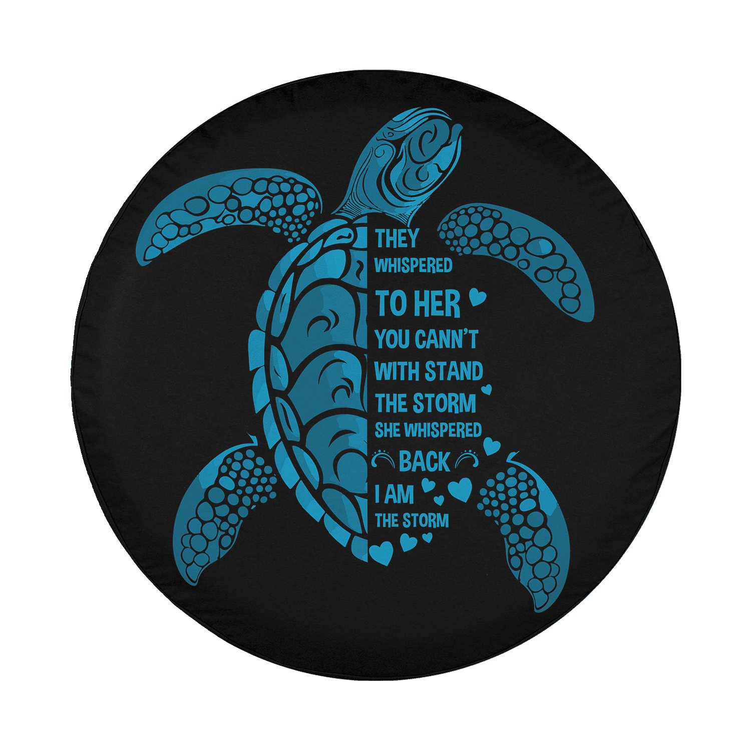 Lotusprinthandmade Under the Ocean Can't Withstand The Storm Turtle ...