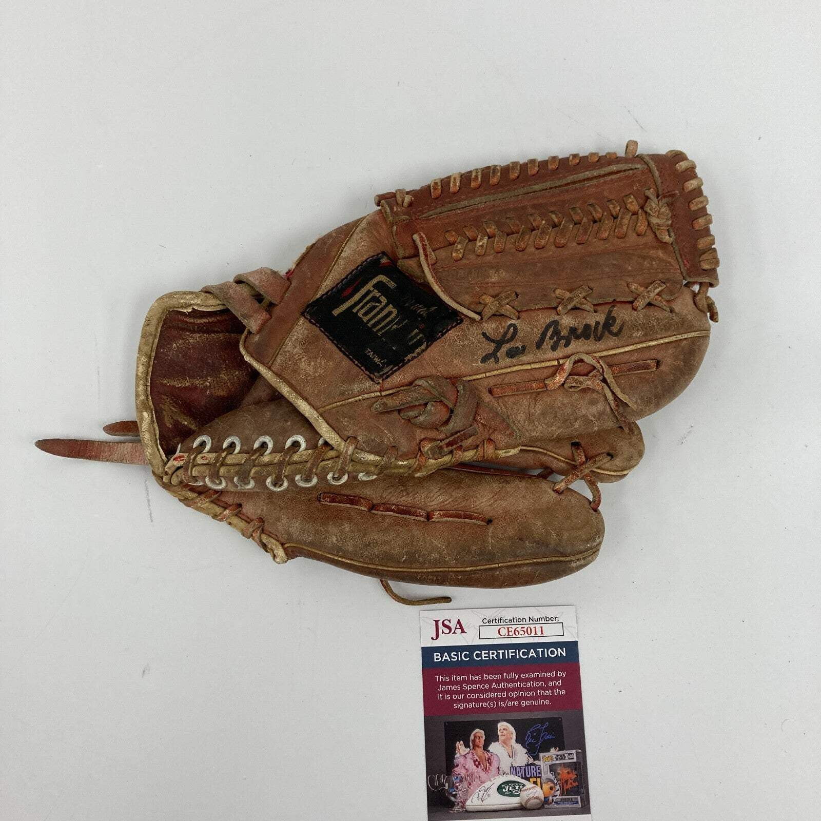 Lou Brock Signed 1960's Franklin Game Model Baseball Glove JSA COA ...
