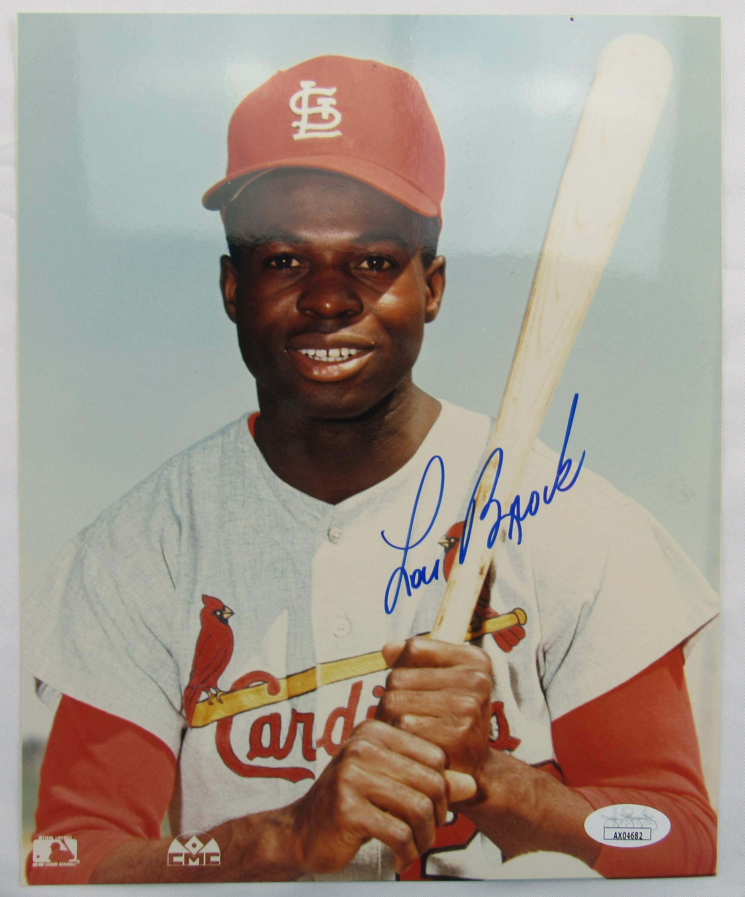 Lou Brock Signed Auto Autograph 8x10 Photo JSA AX04682 - Walmart.com