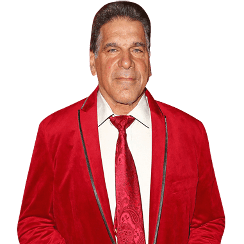 Lou Ferrigno Red Half Body Buddy Cutout