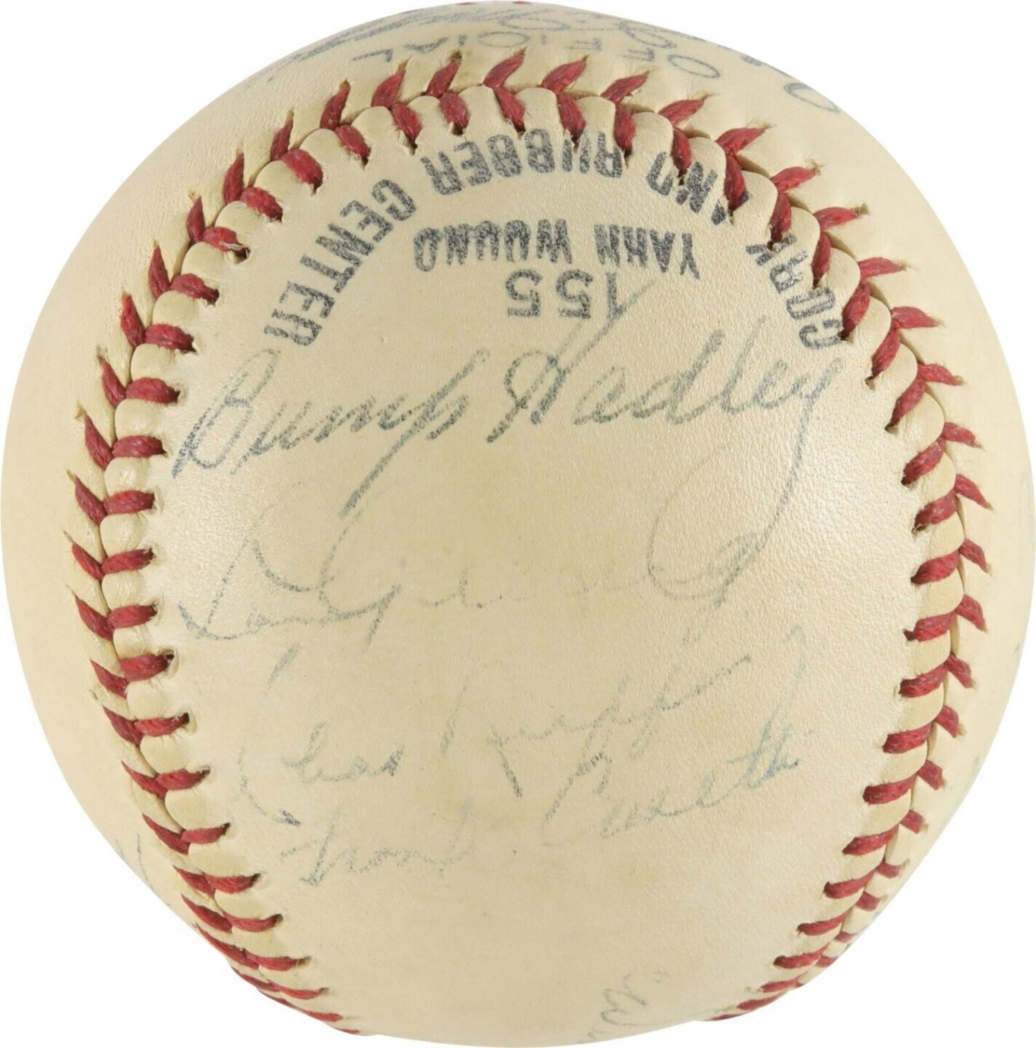 Lou Gehrig 1939 New York Yankees World Series Champs Team Signed ...