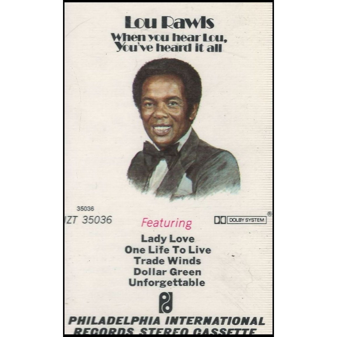 Lou Rawls – When You Hear Lou, You've Heard It All (Music Cassette) (Cassette) - Walmart.com