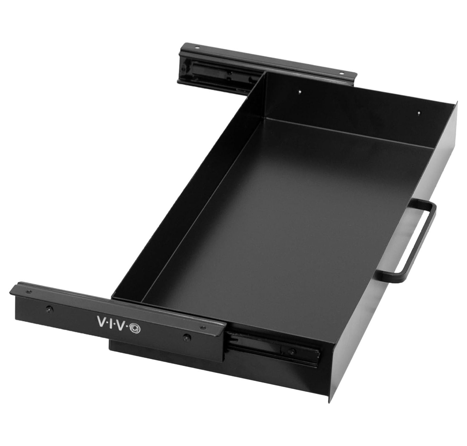 LouZub 22 inch Under Desk Mounted Sliding Pull-out Drawer for Office ...
