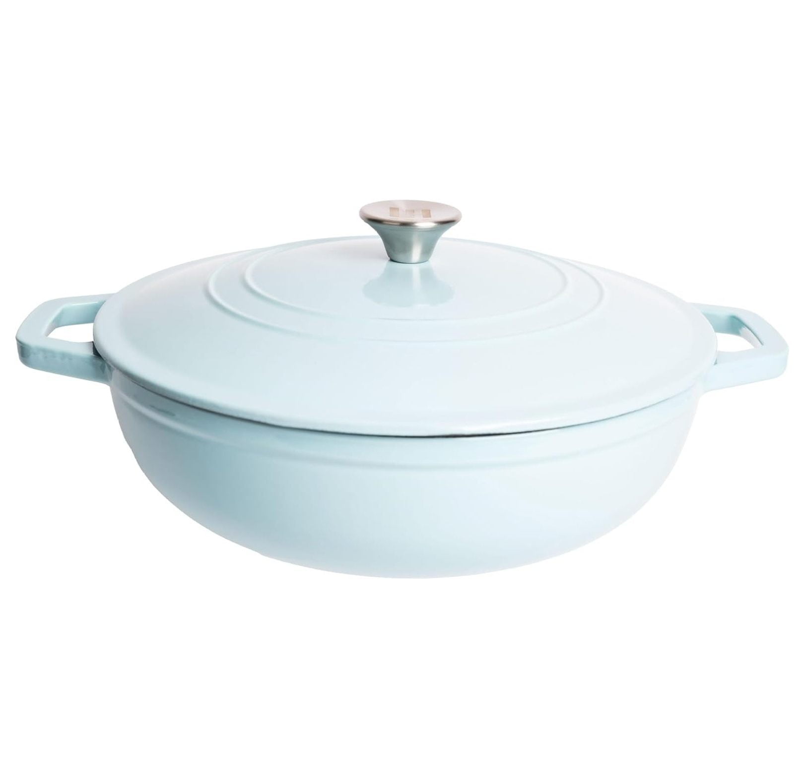 LouZub Cast Iron Enameled Dutch Oven Pot with Lid 5 qt, Sauce Pan ...
