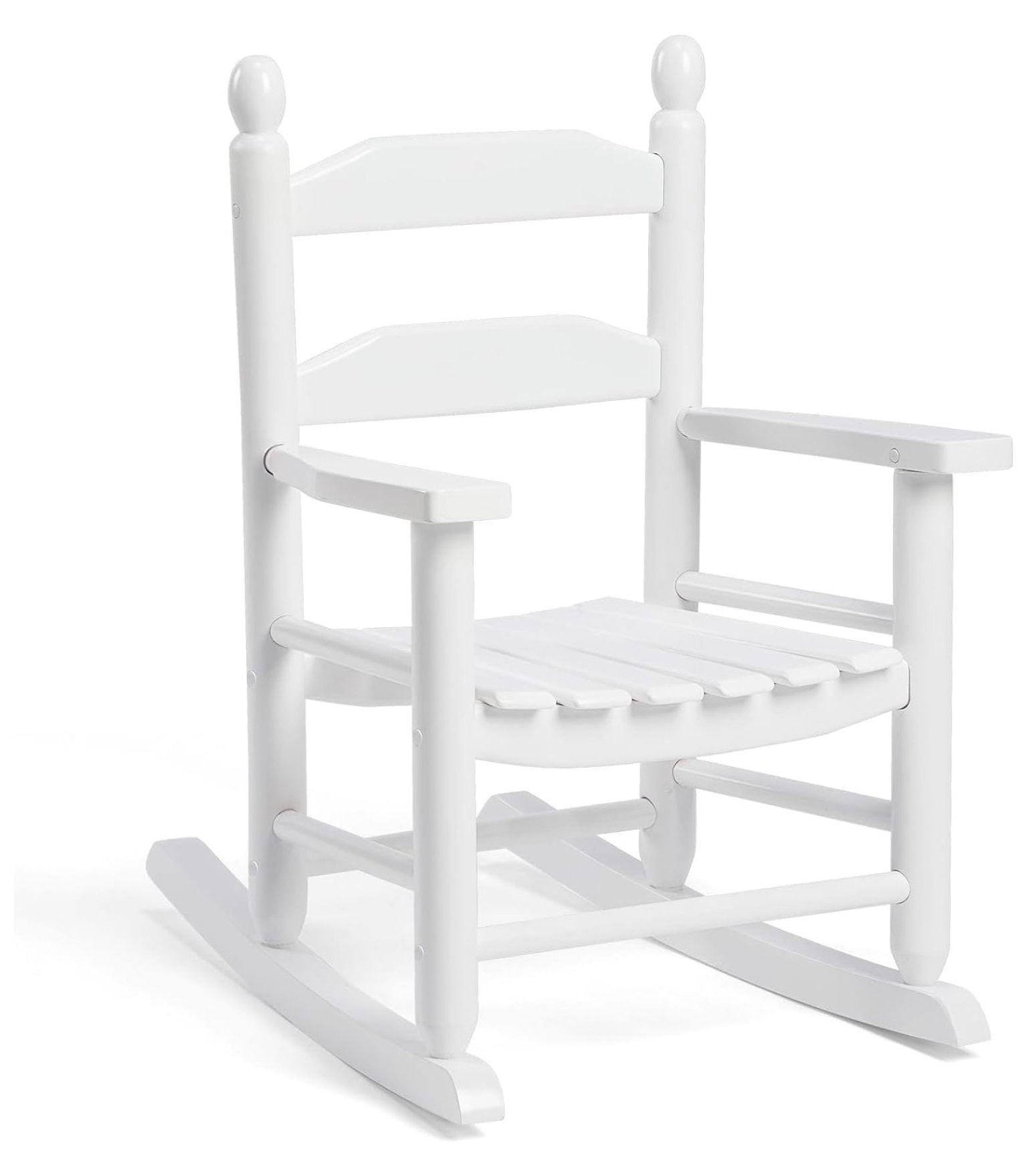 LouZub Child's Wood Porch Rocker, Perfect for Indoor or Outdoor Use ...