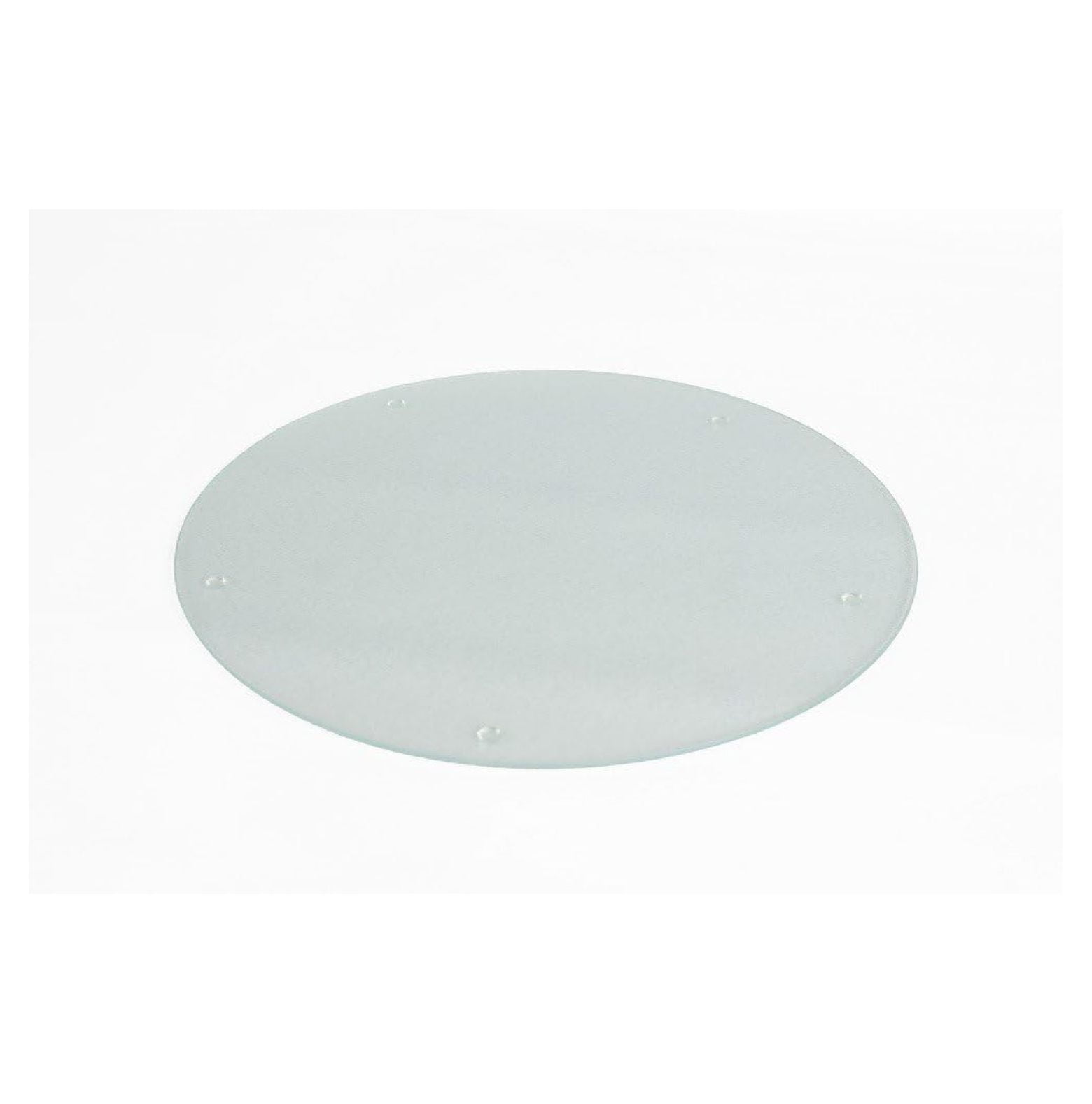 LouZub-LouZub Round Glass Cutting Board Or Counter Saver, 16 Inches ...