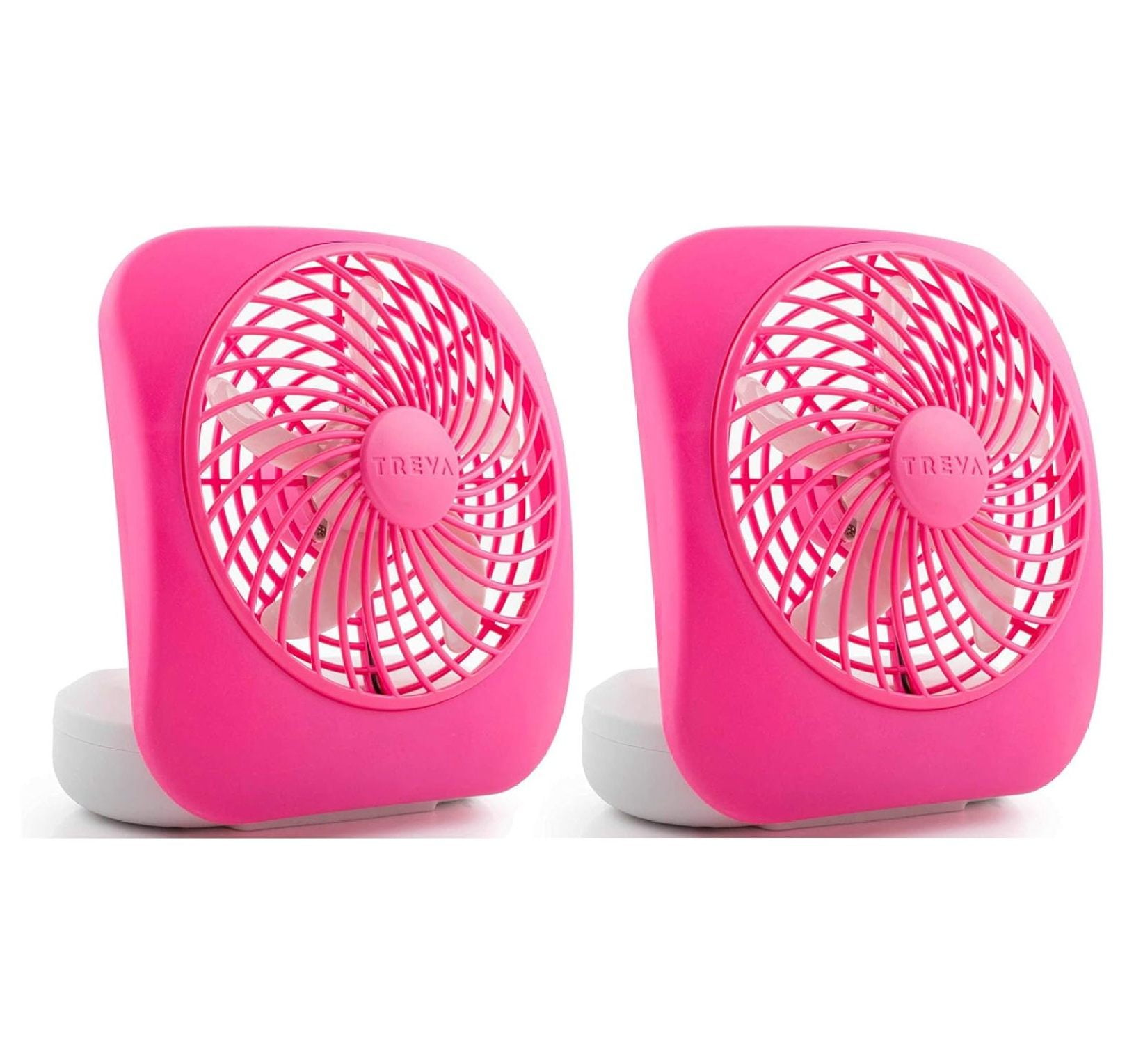 LouZub Treva 5 Inch Battery Powered Fan Portable Desk Fan 2 Cooling ...