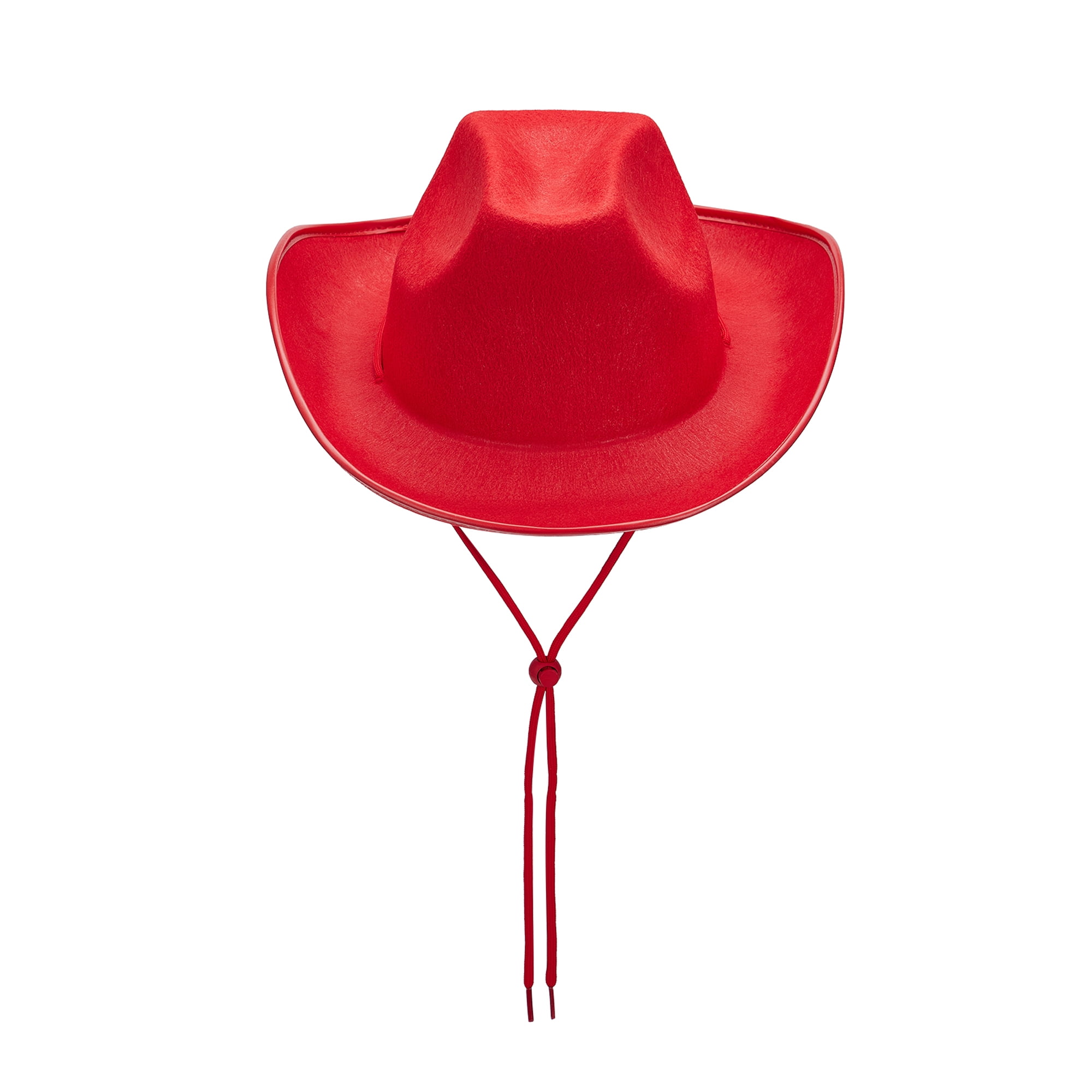 Louatui Adult Unisex Cowboy Hat with Adjustable Neck Draw String ...