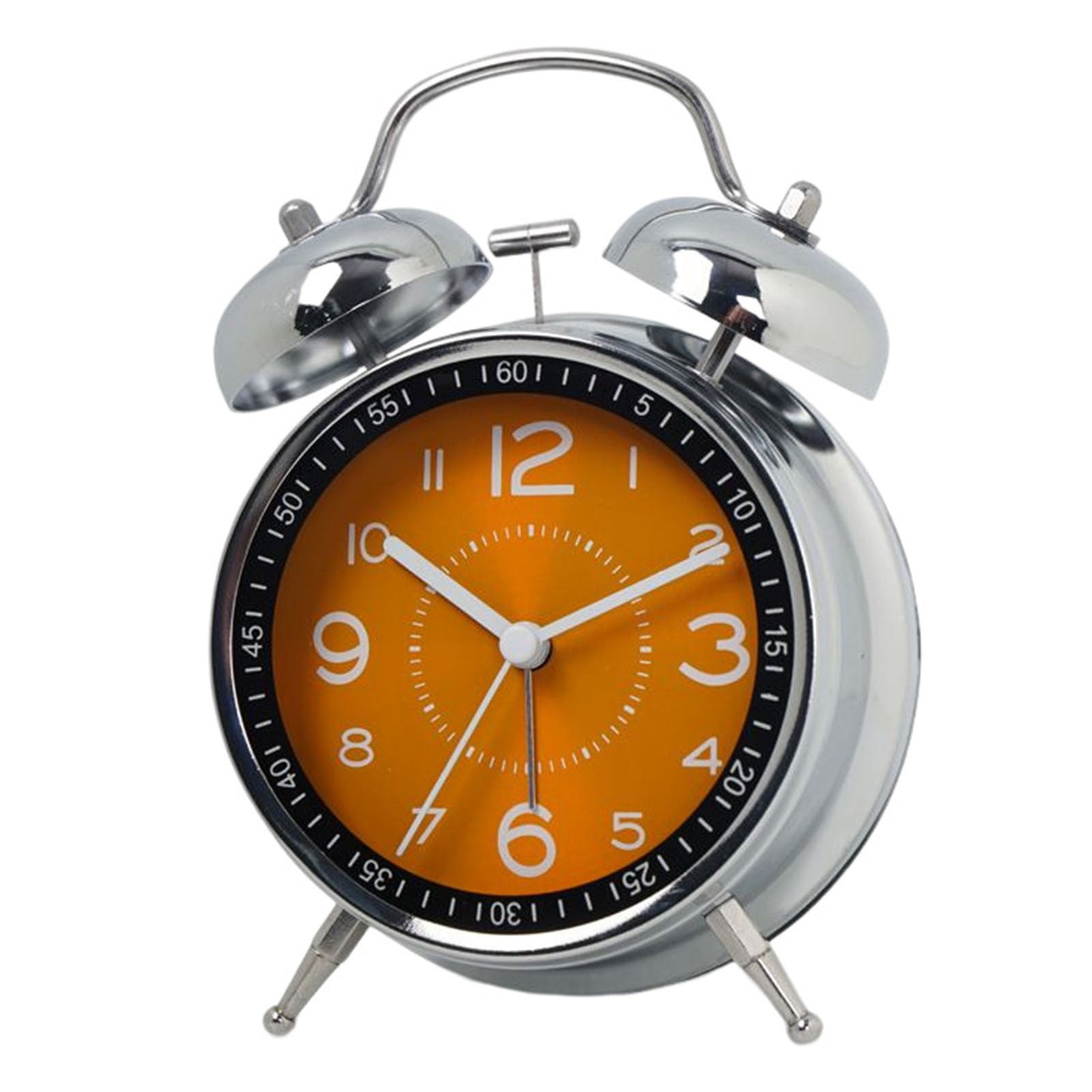 Loud Alarm Clock Mechanical Double Bells Metal Alarm Clock Night Lights ...