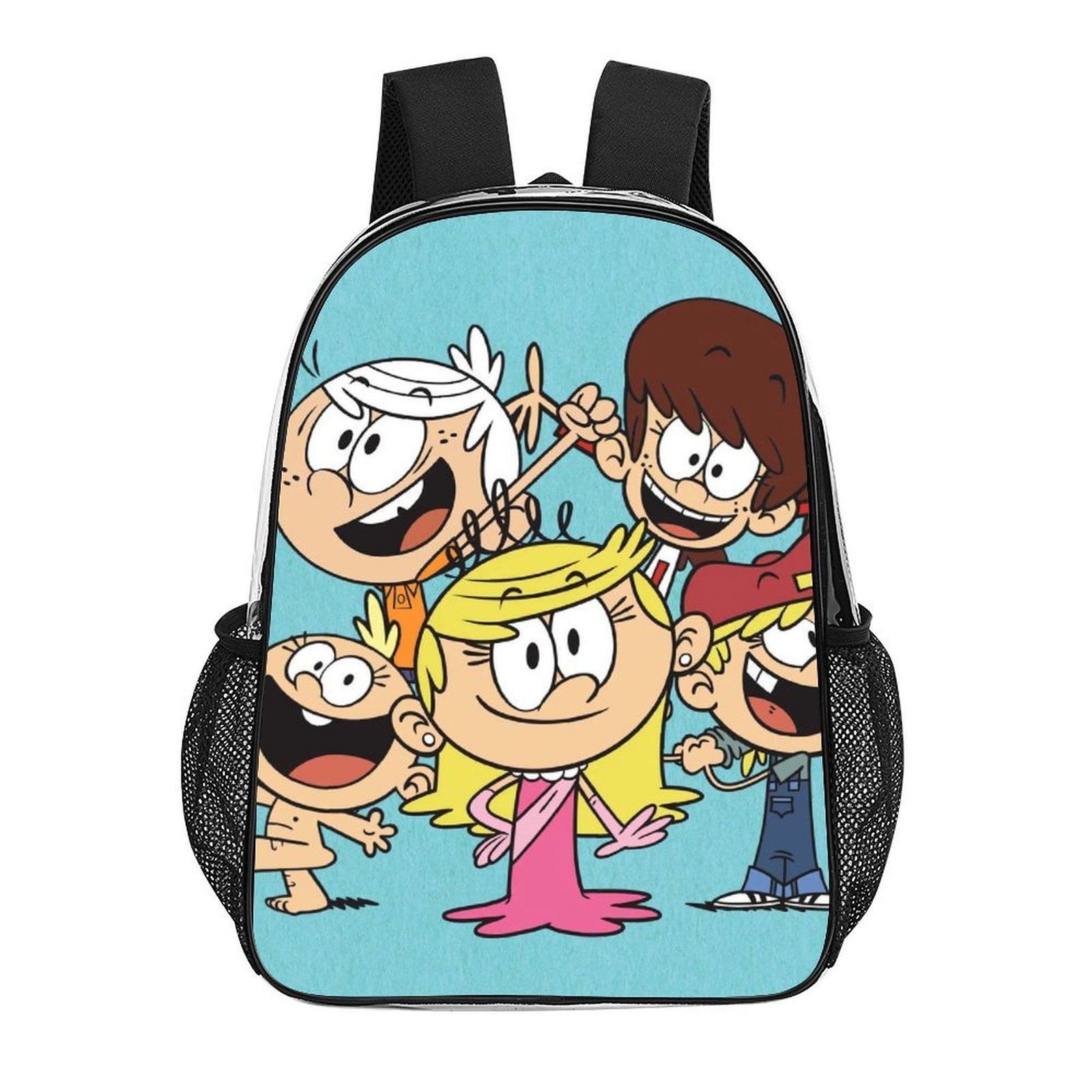 The Loud House Animation Clear Backpack Large Capacity Daypack Clear ...