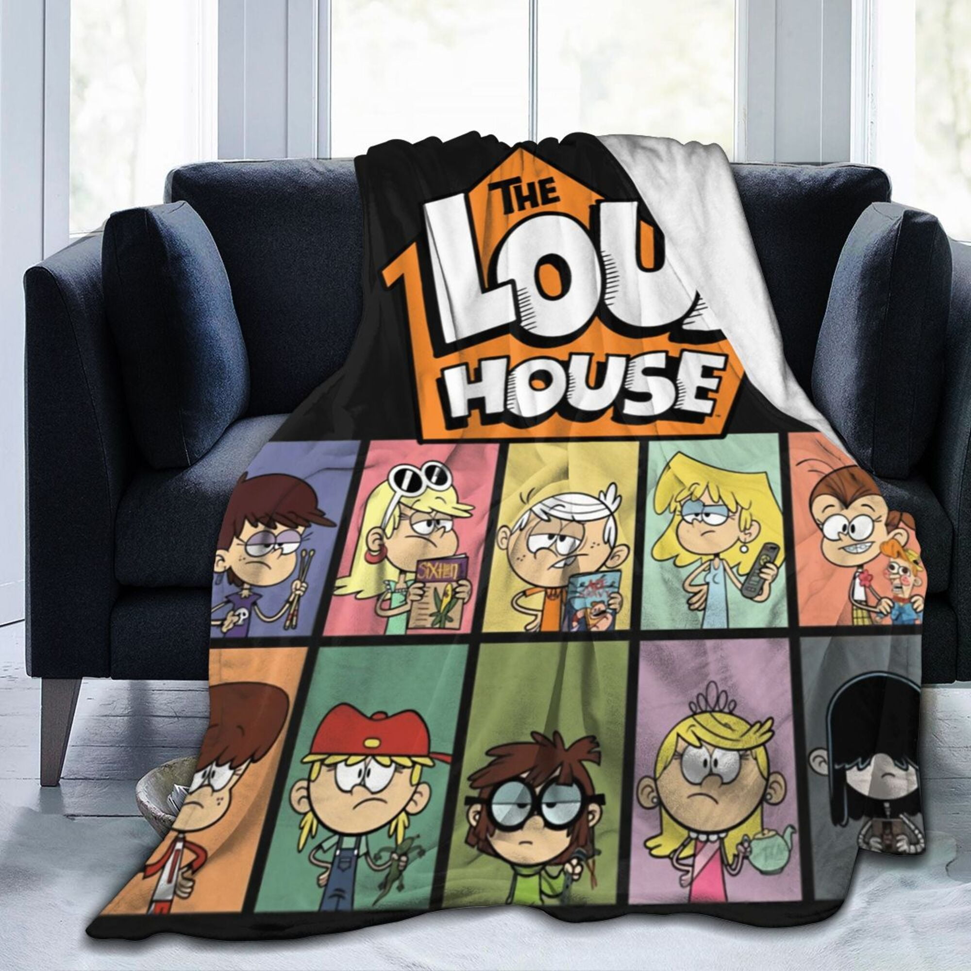The Loud House Cartoon Fleece Throw Blanket, Super Soft Cozy Warm ...
