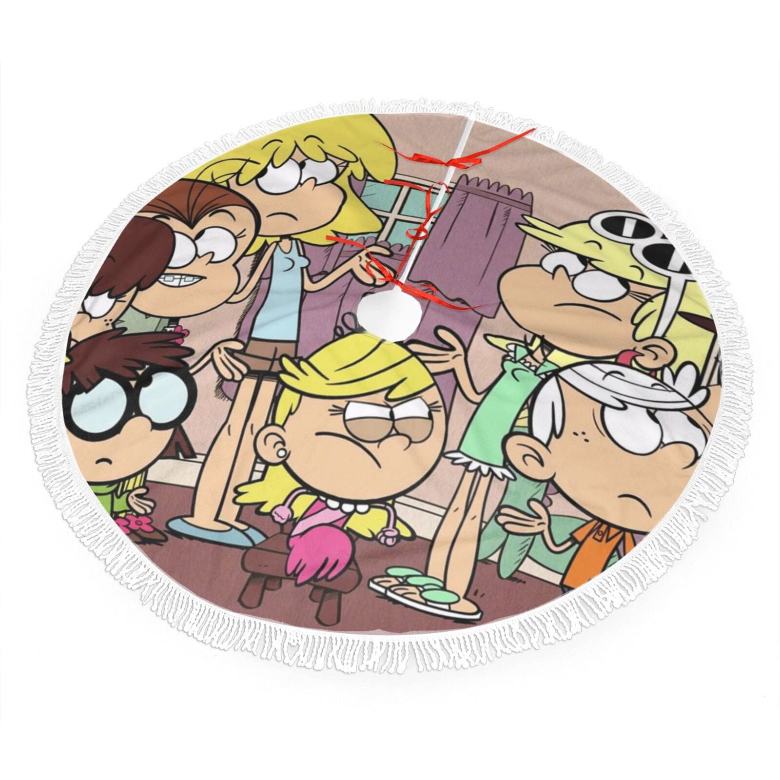 The Loud House Christmas Tree Skirt, Xmas Tree Skirts Mat 30" for ...