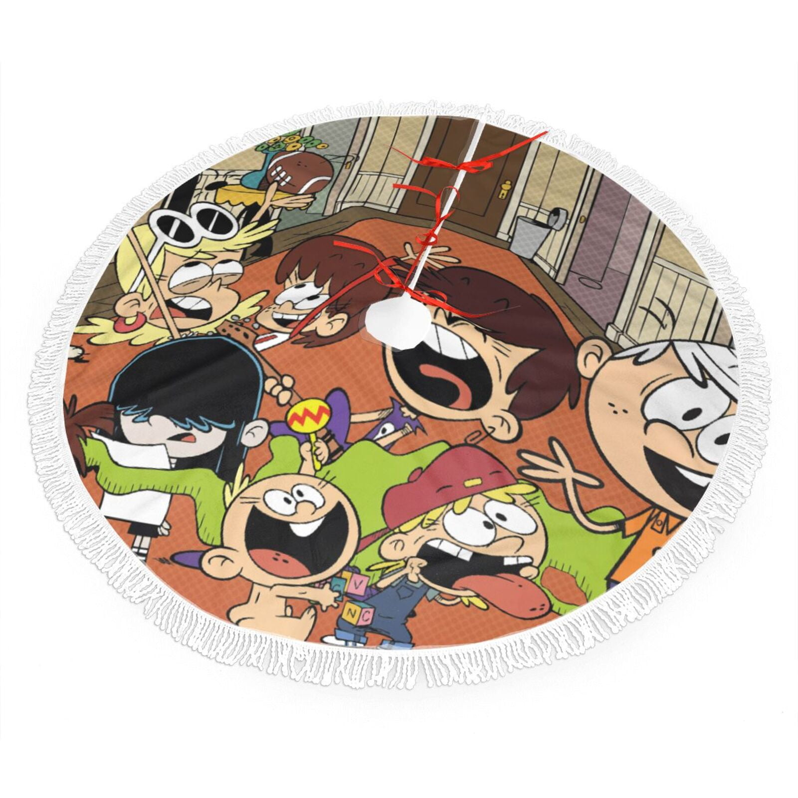The Loud House Christmas Tree Skirt, Xmas Tree Skirts Mat 30" for ...