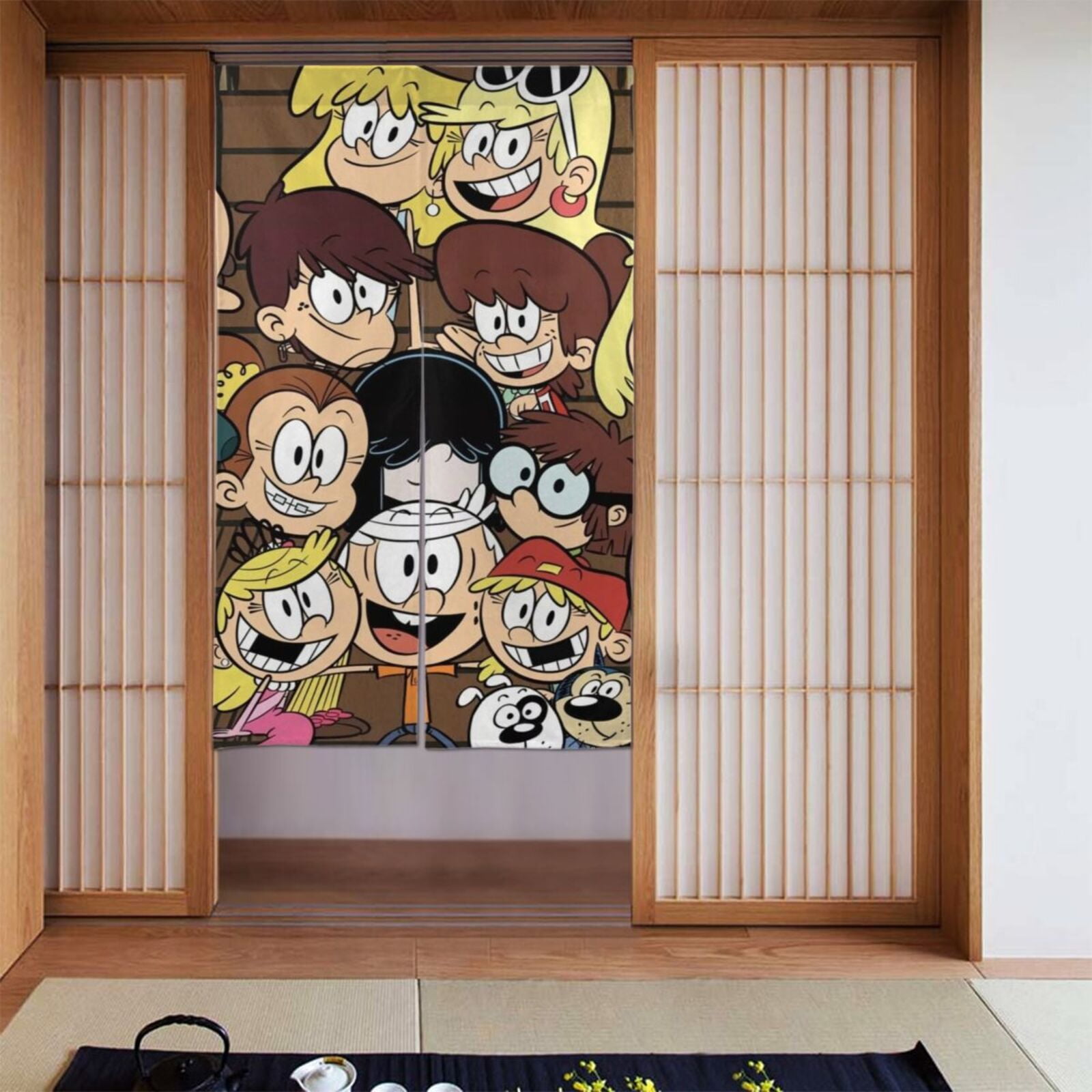 The Loud House Door Curtains, Funny 2 Panels Partition Doorway Curtain ...