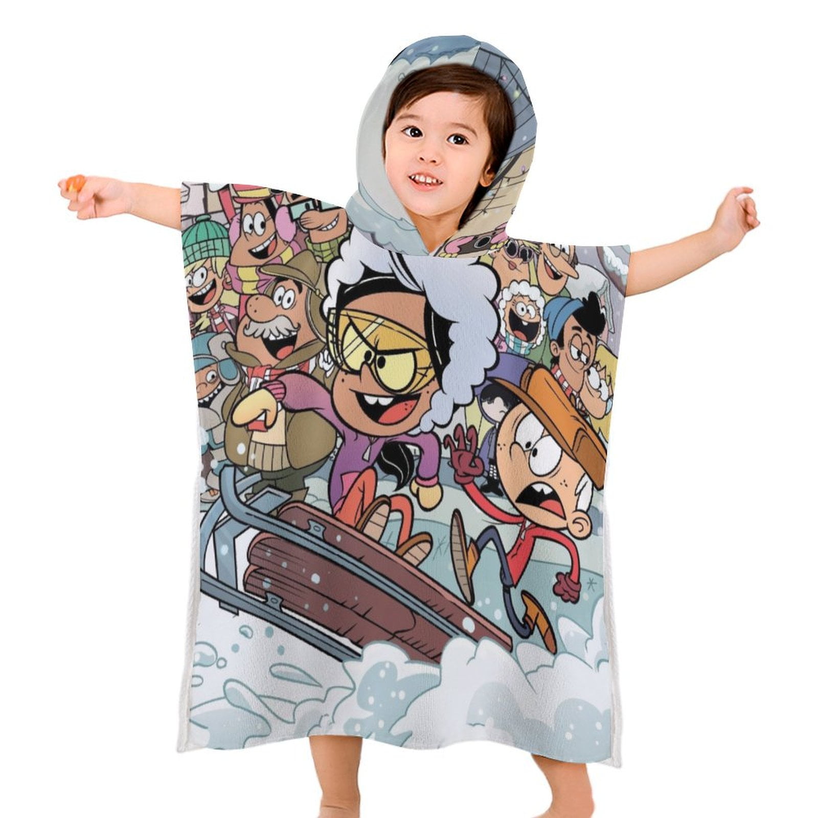 The Loud House Hooded Towel for Kids - Toddler Bath Towel Kids Beach ...
