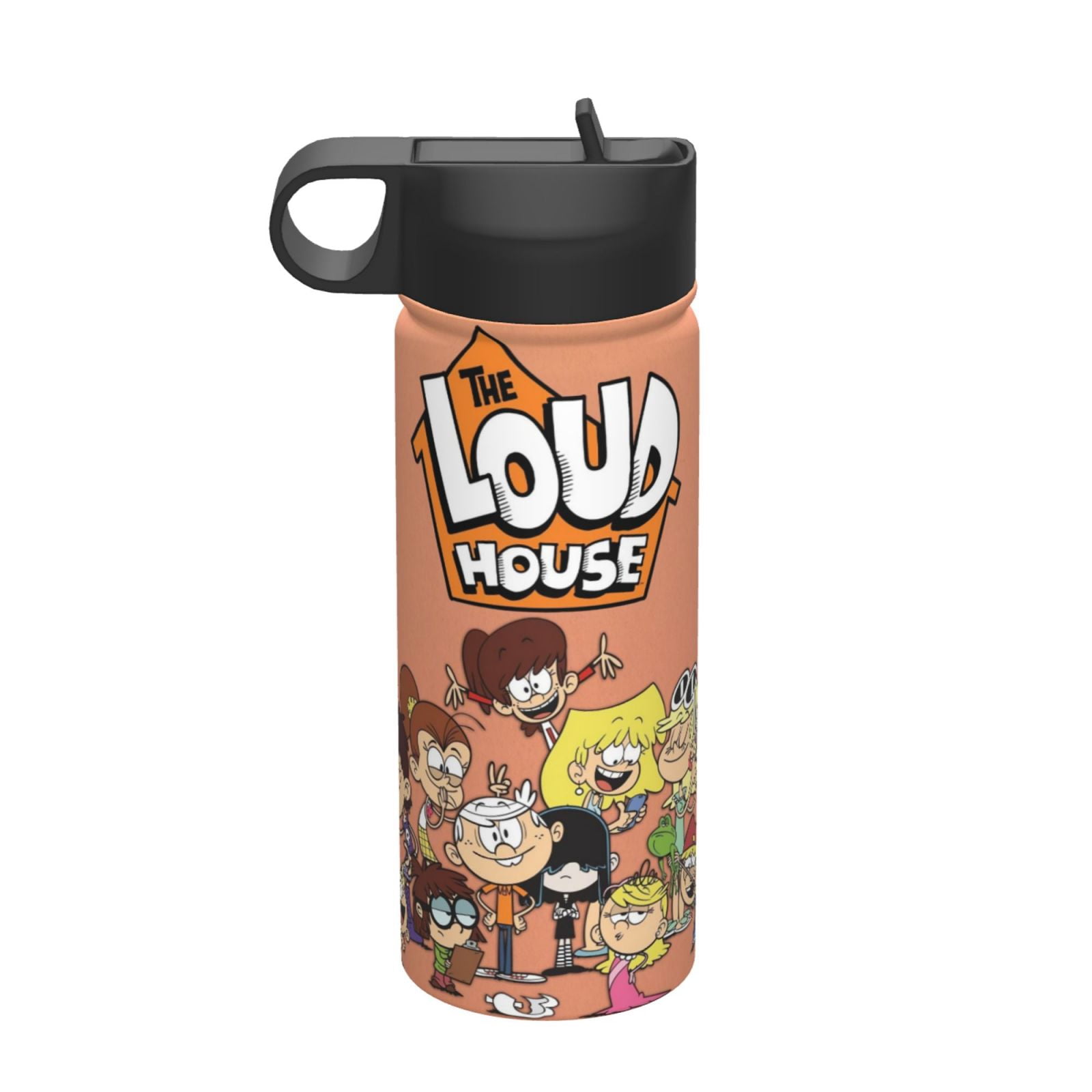 The Loud House Insulated Water Bottle, 18oz Vacuum Stainless Steel ...