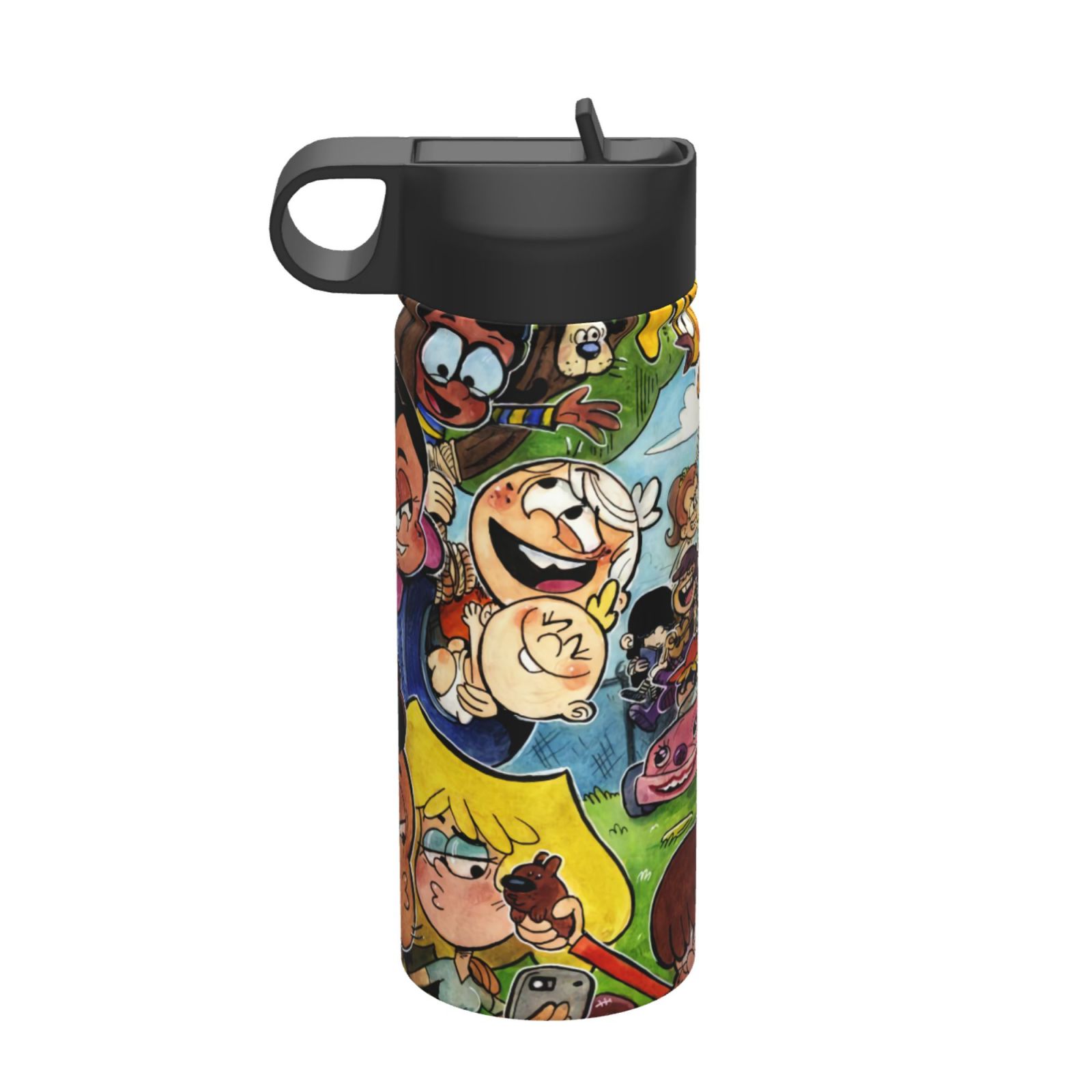 The Loud House Insulated Water Bottle, 18oz Vacuum Stainless Steel ...