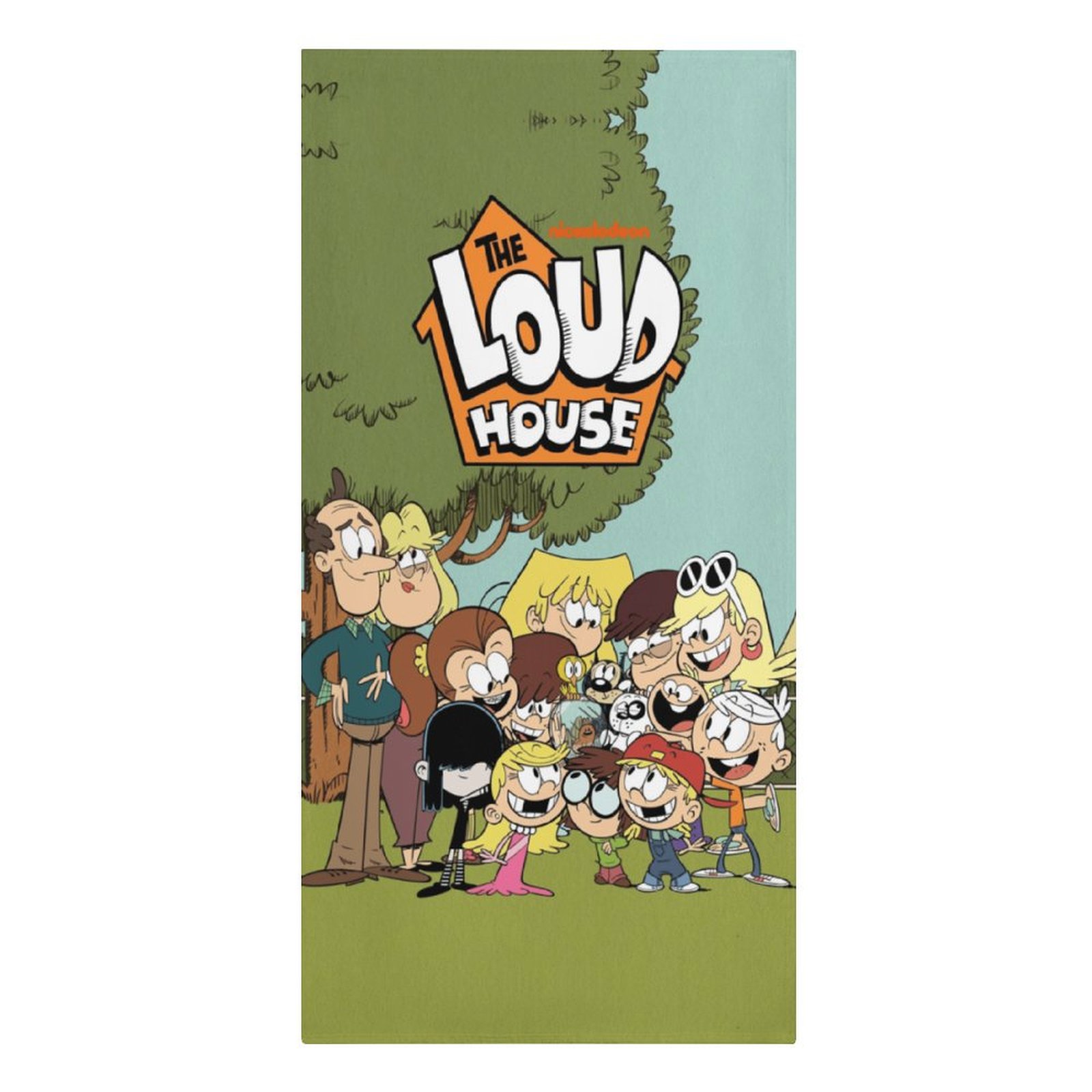 The Loud House Microfiber Beach Towel, Oversized Sand Free Travel ...