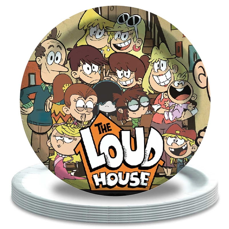 Loud House Party Supplies Tableware Plates Disposable Dinnerware ...