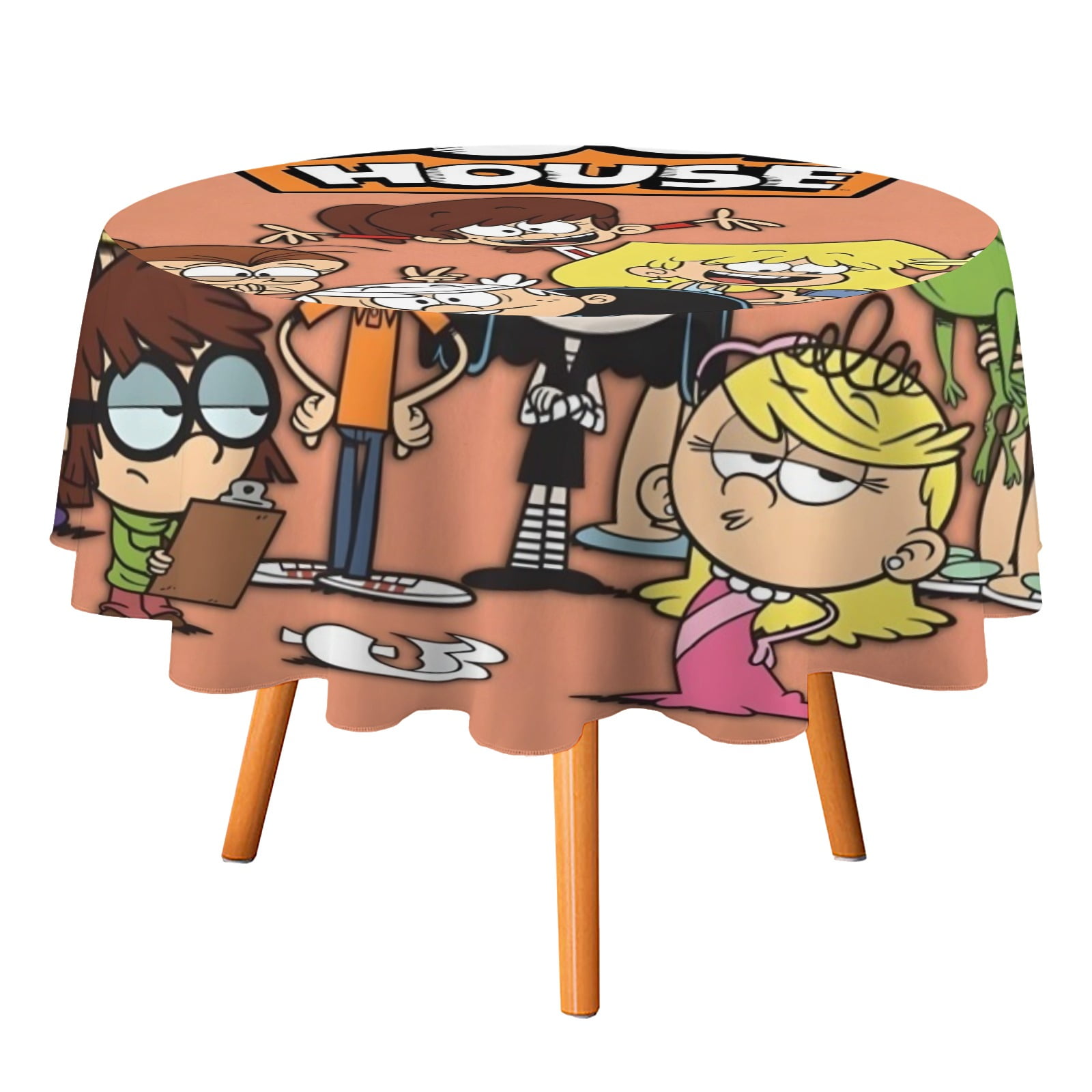 The Loud House-Theme Round tablecloth has an iconic print, fits most ...