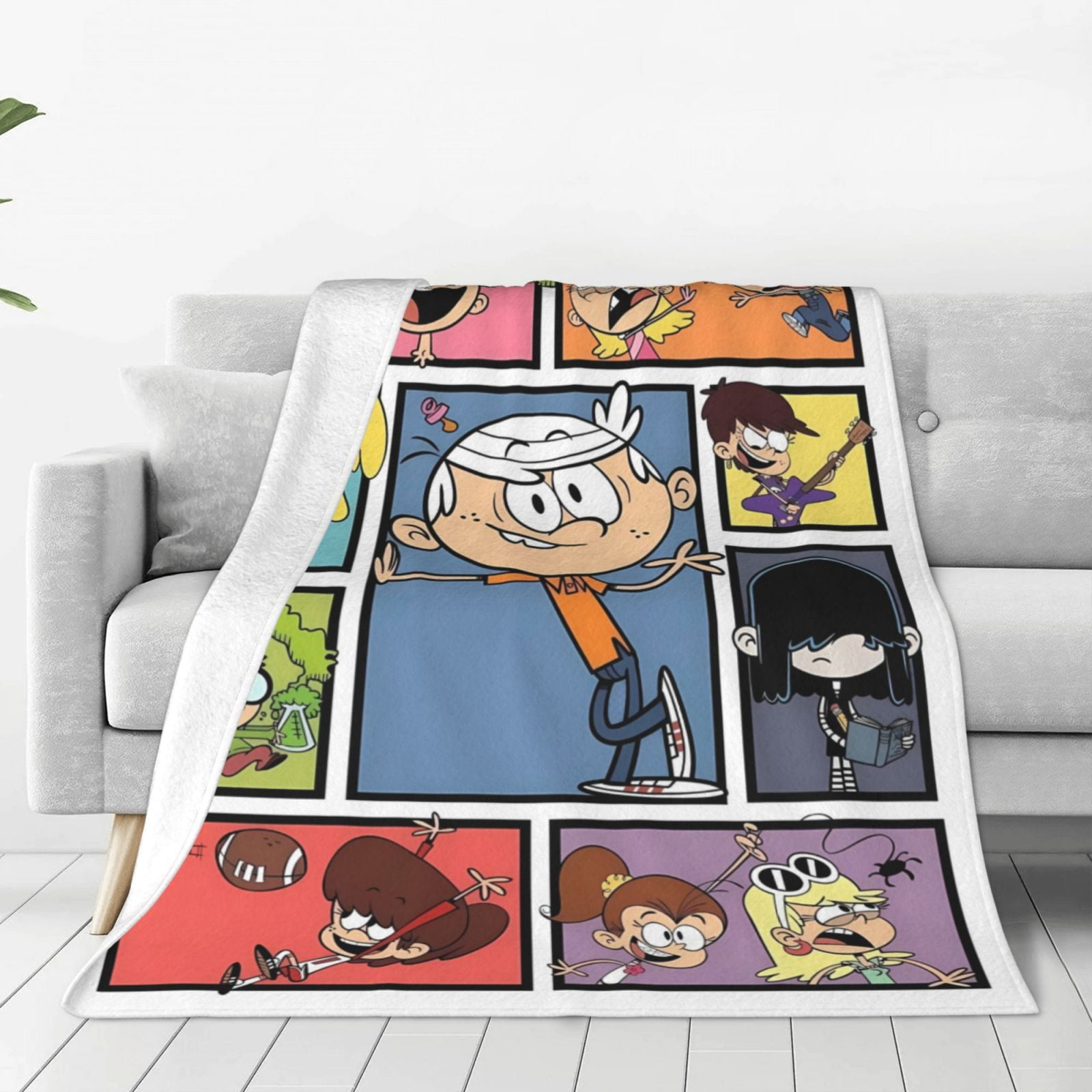 The Loud House Throw Blanket Couch Bed Sofa Soft Lightweight Warm Cozy ...