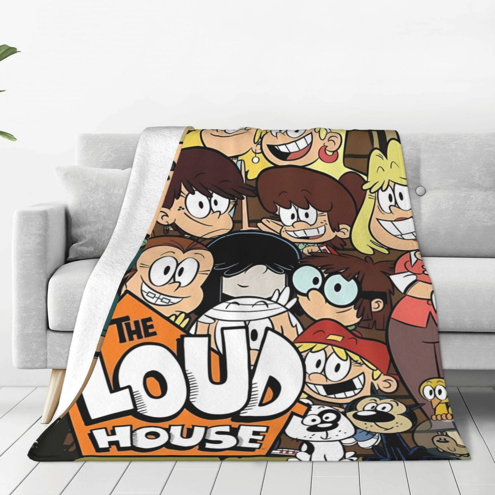 The Loud House Throw Blanket Couch Bed Sofa Soft Lightweight Warm Cozy ...
