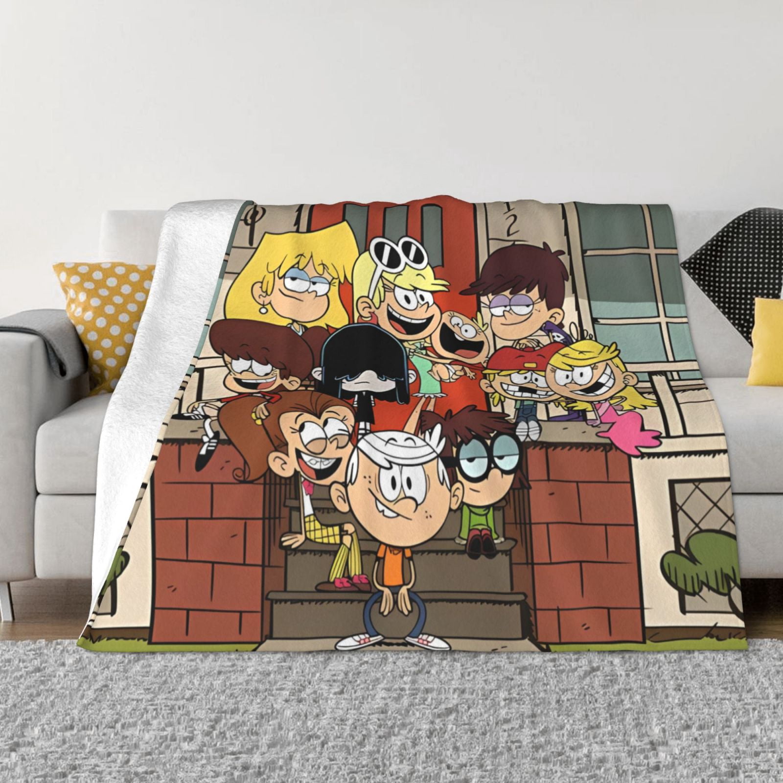 The Loud House Throw Blanket Couch Bed Sofa Soft Lightweight Warm Cozy ...