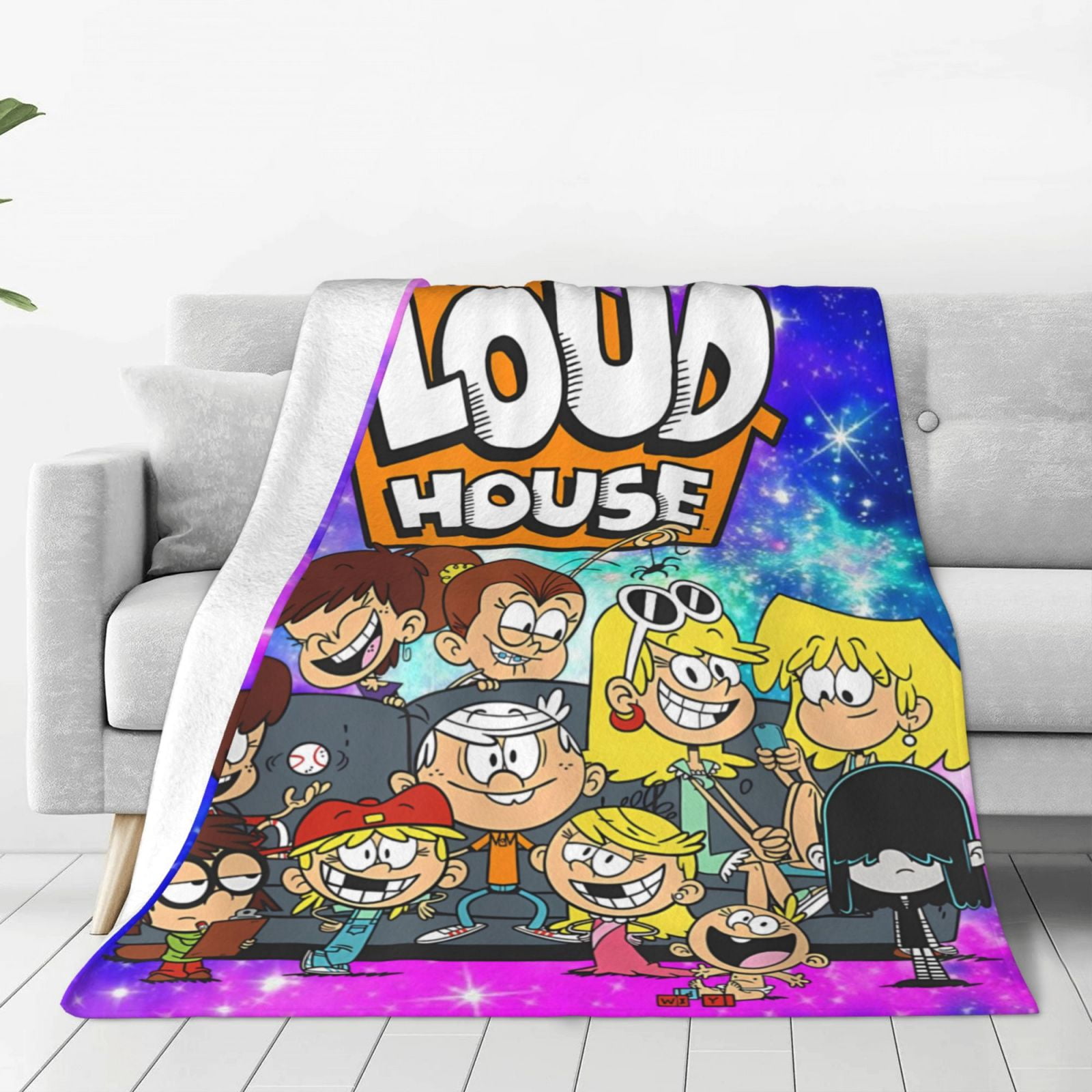 The Loud House Throw Blanket Couch Bed Sofa Soft Lightweight Warm Cozy ...