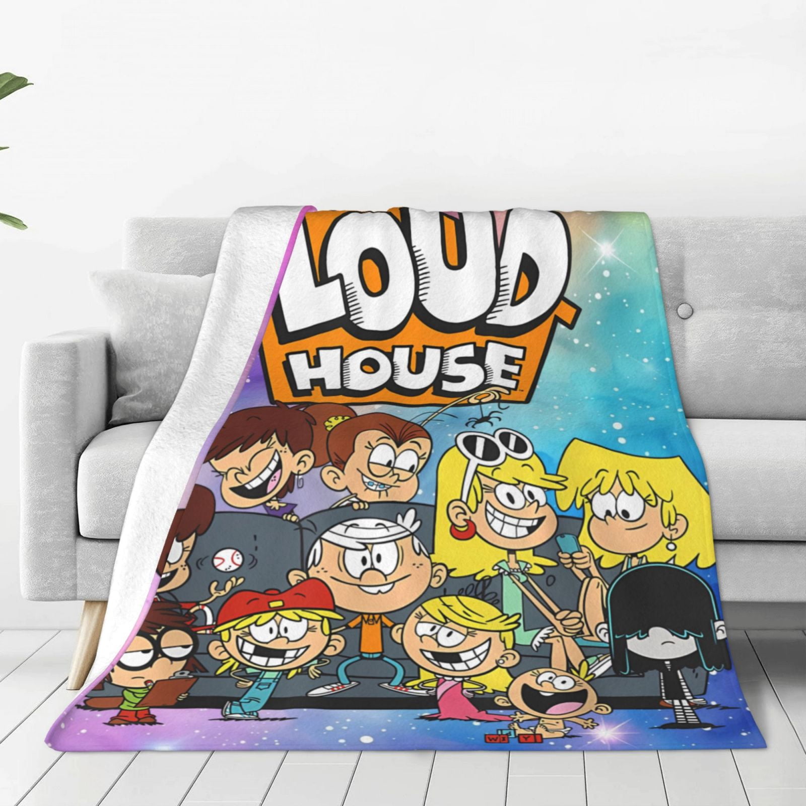 The Loud House Throw Blanket Couch Bed Sofa Soft Lightweight Warm Cozy ...