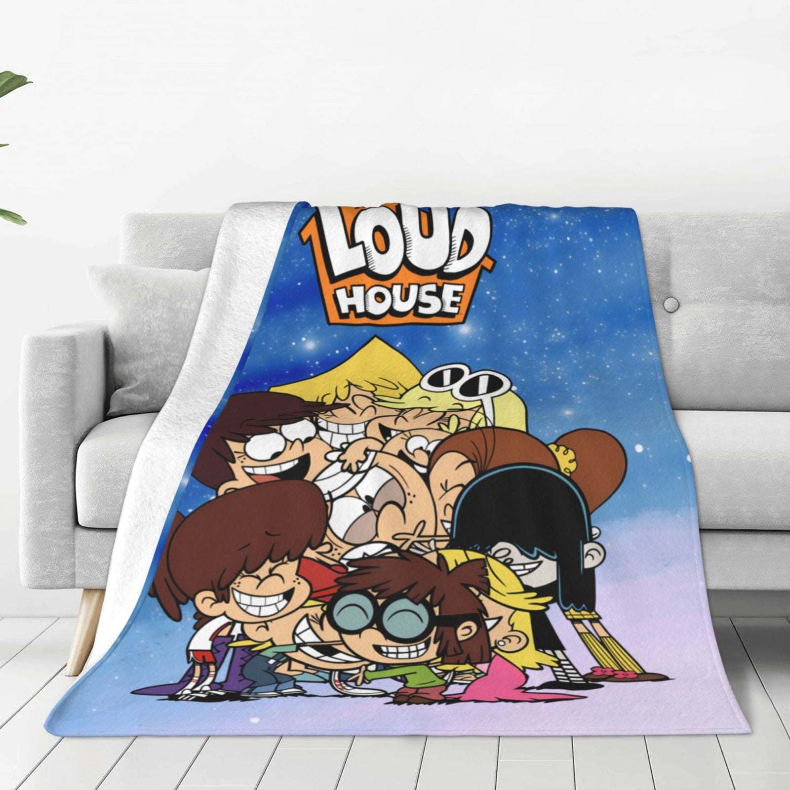 The Loud House Throw Blanket Couch Bed Sofa Soft Lightweight Warm Cozy ...