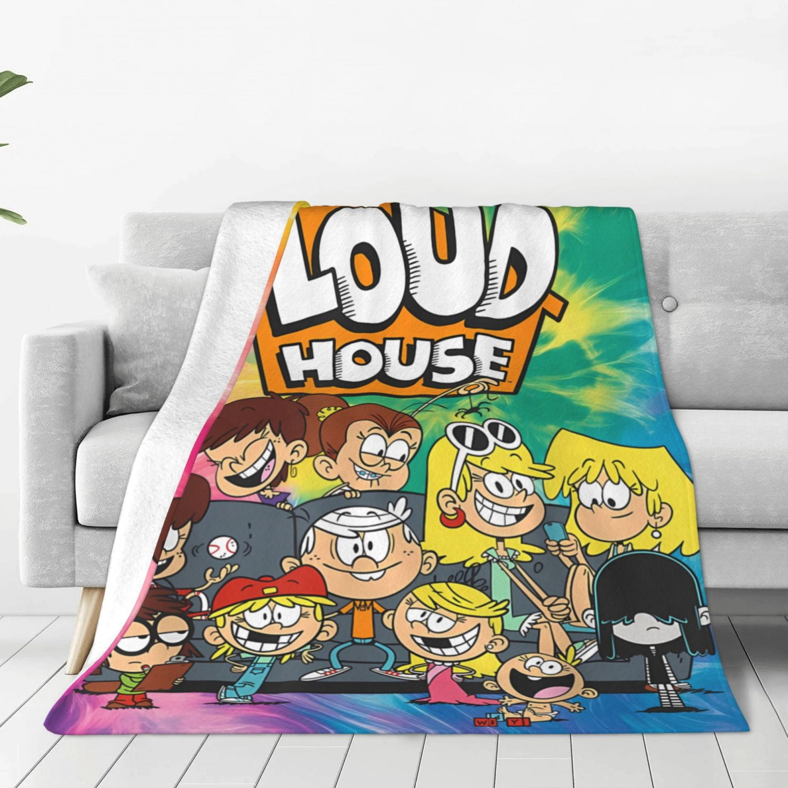 The Loud House Throw Blanket Couch Bed Sofa Soft Lightweight Warm Cozy ...