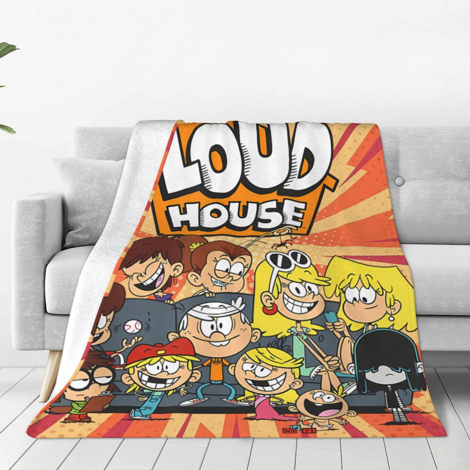 The Loud House Throw Blanket Couch Bed Sofa Soft Lightweight Warm Cozy ...