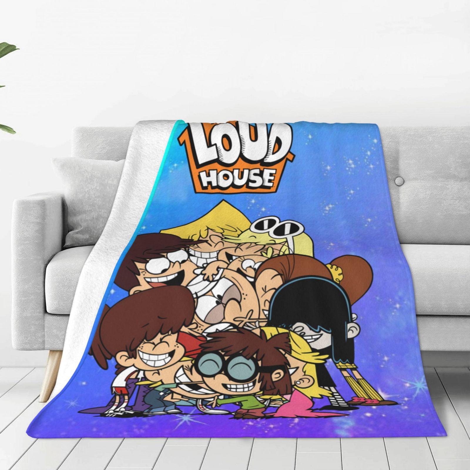 The Loud House Throw Blanket Couch Bed Sofa Soft Lightweight Warm Cozy ...