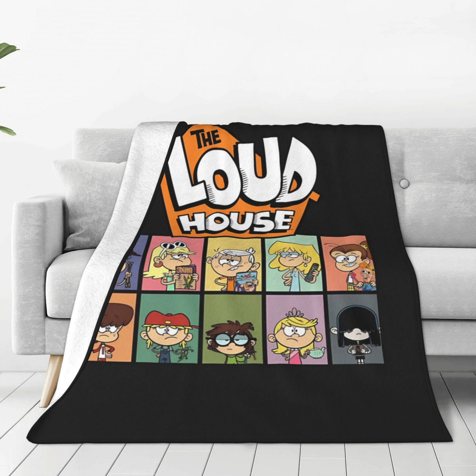 The Loud House Throw Blanket Couch Bed Sofa Soft Lightweight Warm Cozy ...