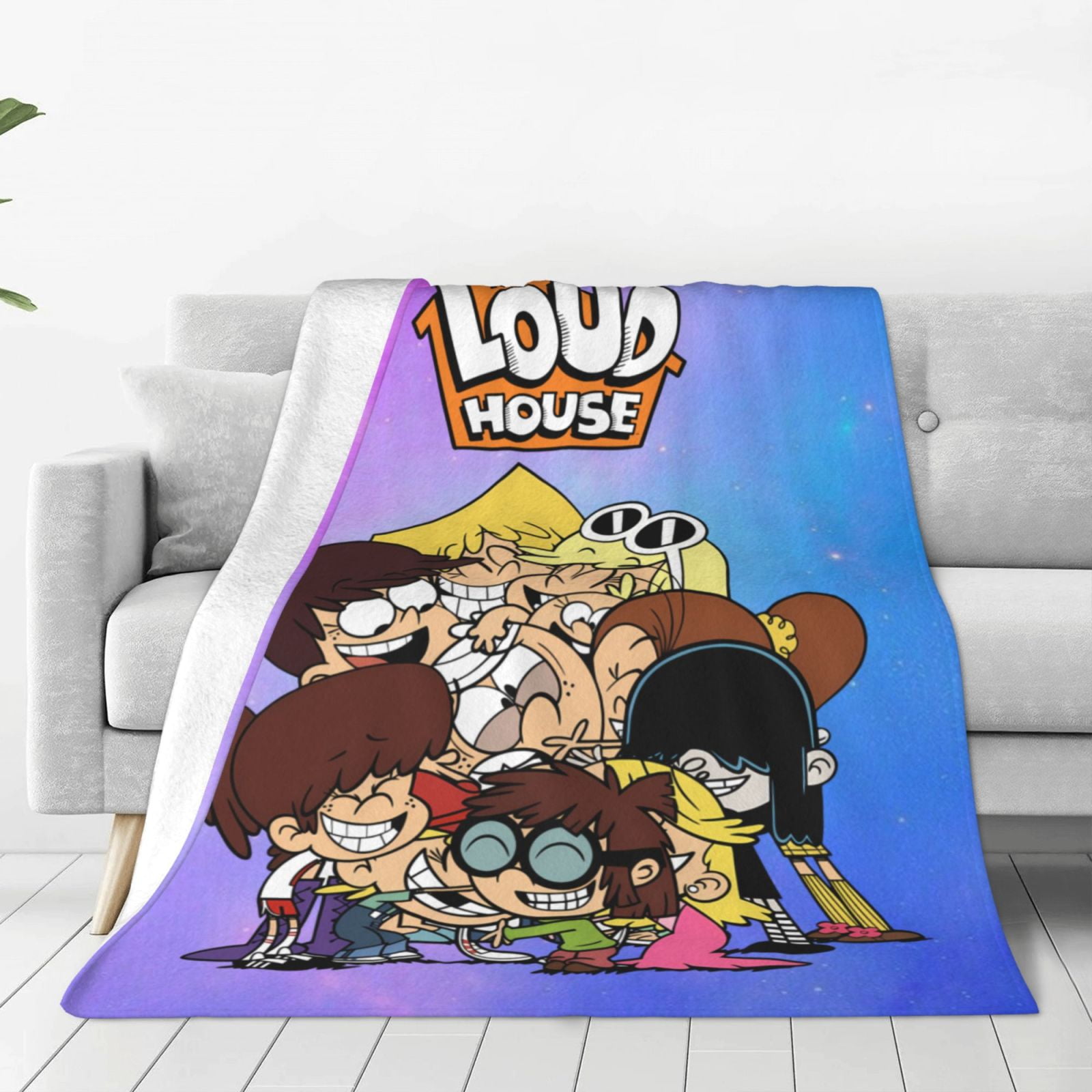 The Loud House Throw Blanket Couch Bed Sofa Soft Lightweight Warm Cozy ...