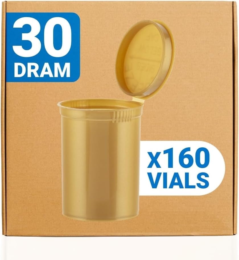 Loud Lock Pop Top Dram Bottles - Gold - 30 Dram - 160 Per Case - 2.75 ...