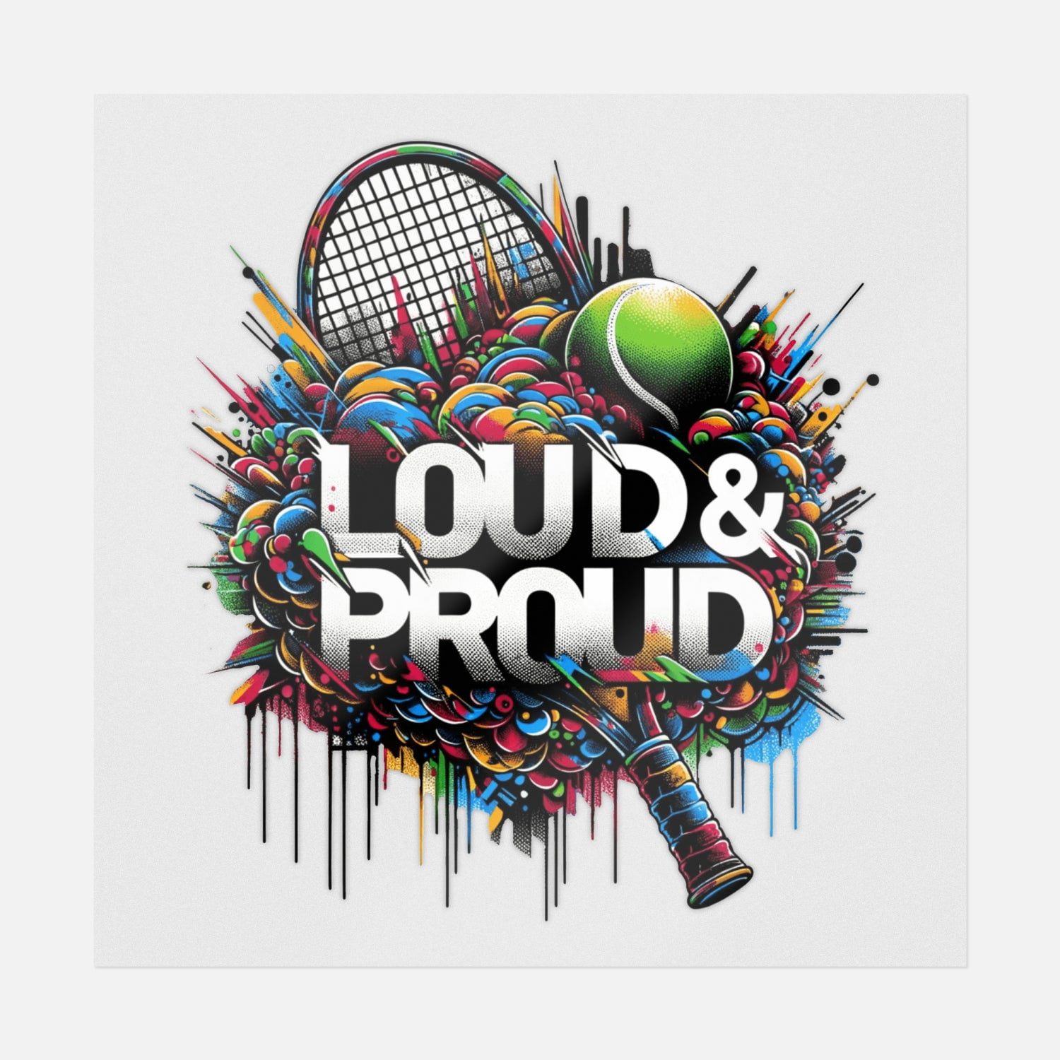 Loud & Proud Graffiti Transfer - Walmart.com