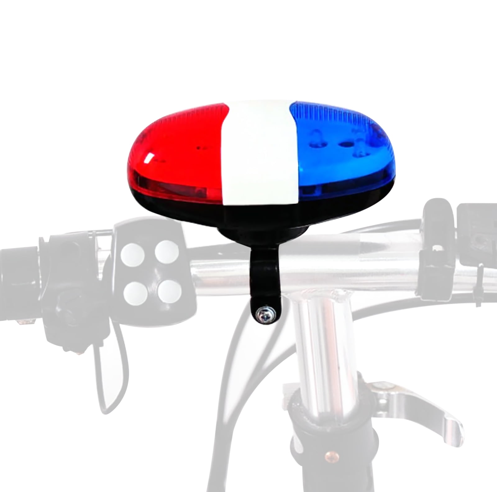 Loud Siren & Flashing LED Bicycle Bell 6 Lights, Easy Install, Perfect ...