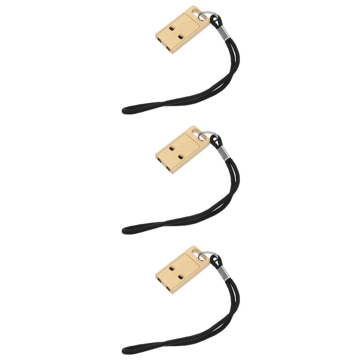Loud Whistles for Camping 3 Pack Outdoor Keychain Party Favors Brass ...