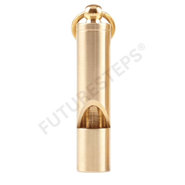 Loudest Brass Whistle | Top-notch Premium Emergency Whistle | Single ...