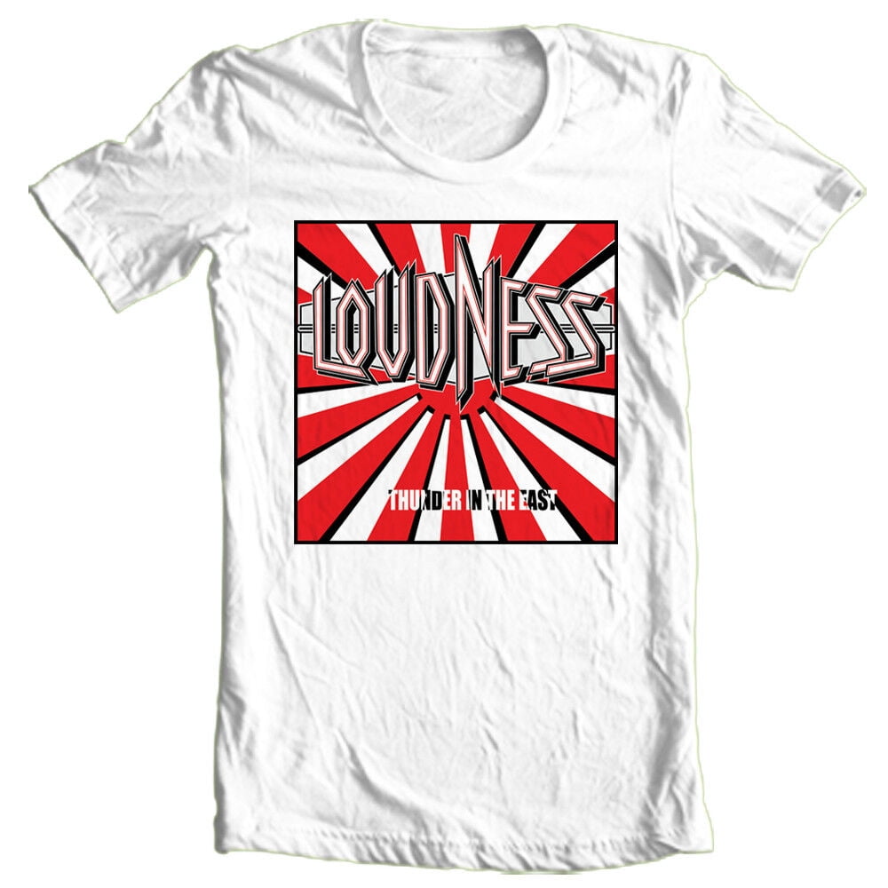 Loudness T-shirt 80s heavy metal hair band adult regular fit graphic ...
