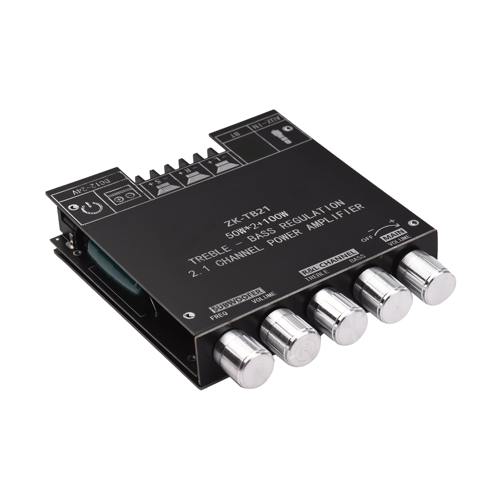 Loudspeaker,12-24v Bt Audio Amplifier Diy Kit Channel Subwoofer Diy Kit ...