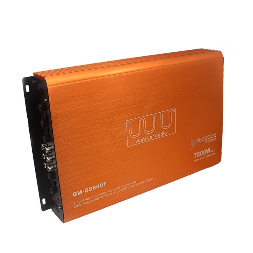 Loudspeaker,7800w Hifi Stereo 4-channel Car Amplifier 4-way Car Audio ...