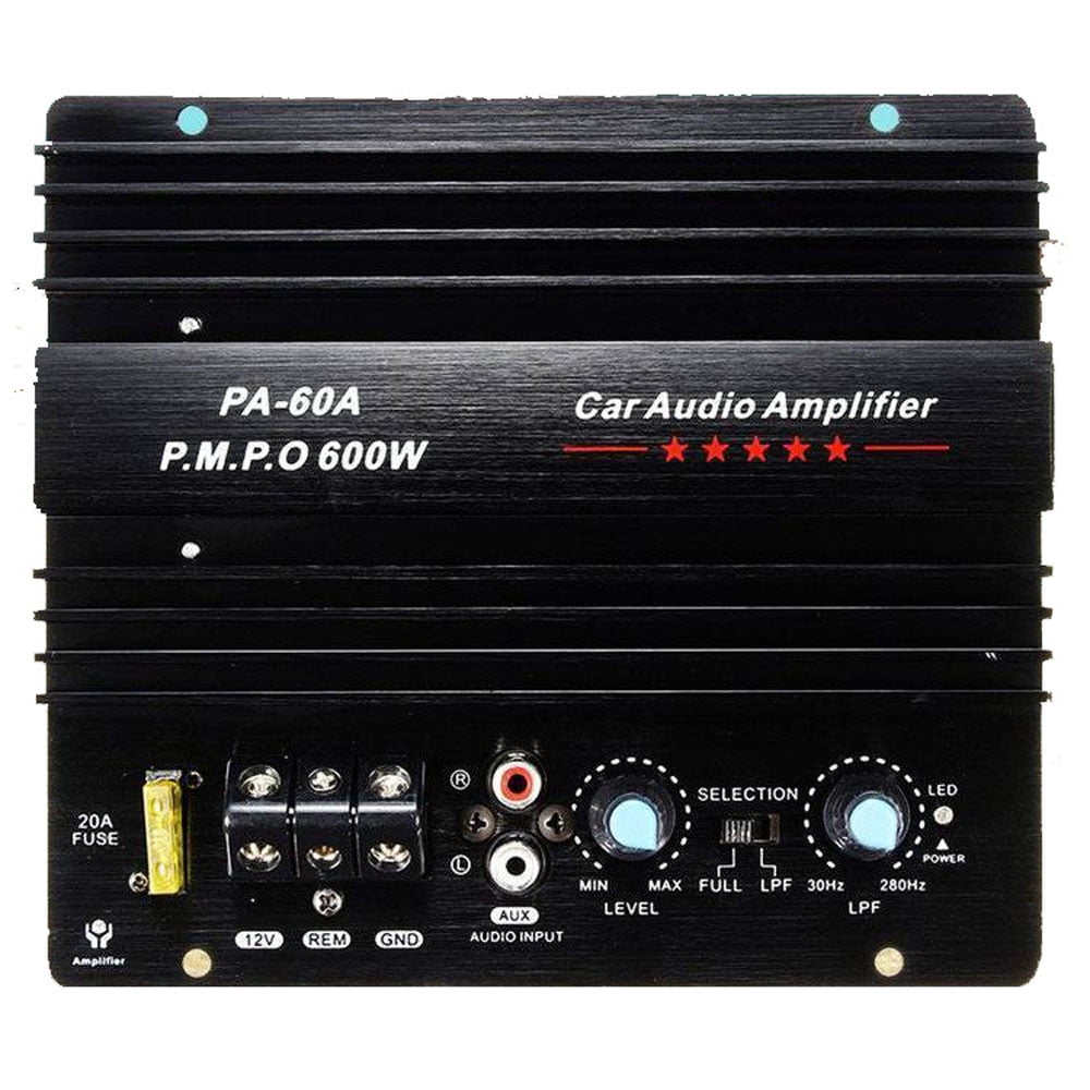 Loudspeaker,Amplifier Amp. 12.0v 600w Car Subwoofer Amplifier Car ...
