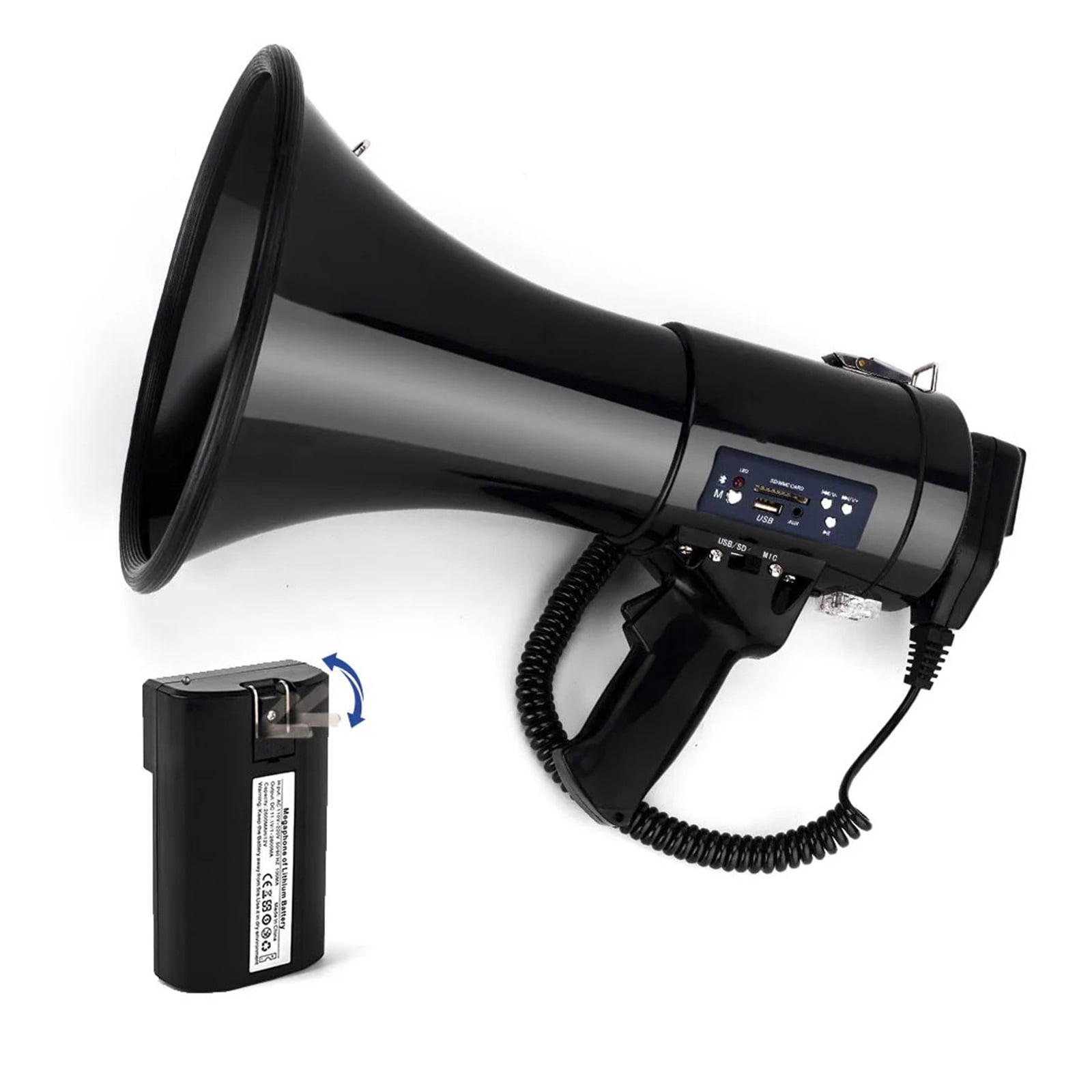 Loudspeaker Multi-function 50W Speaker High-power Megaphone ...