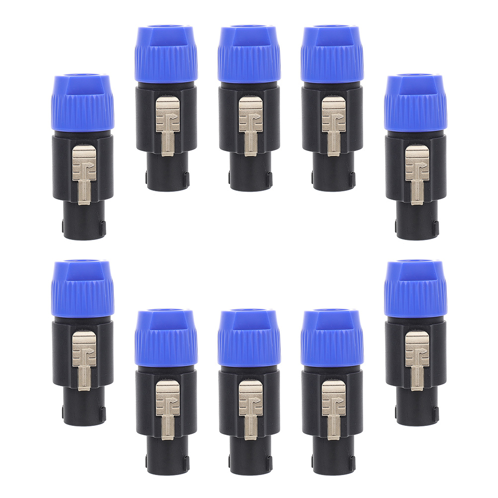 Loudspeaker Plugs Wiring Audio Connector Adapter Plastic Accessories 10 ...