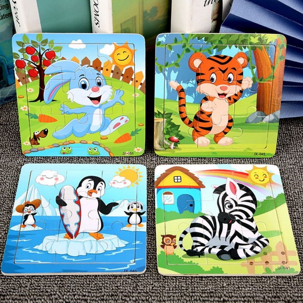 Loueouv Jigsaw Puzzles for Kids Ages 3-6, Toddler Travel Games Learning ...