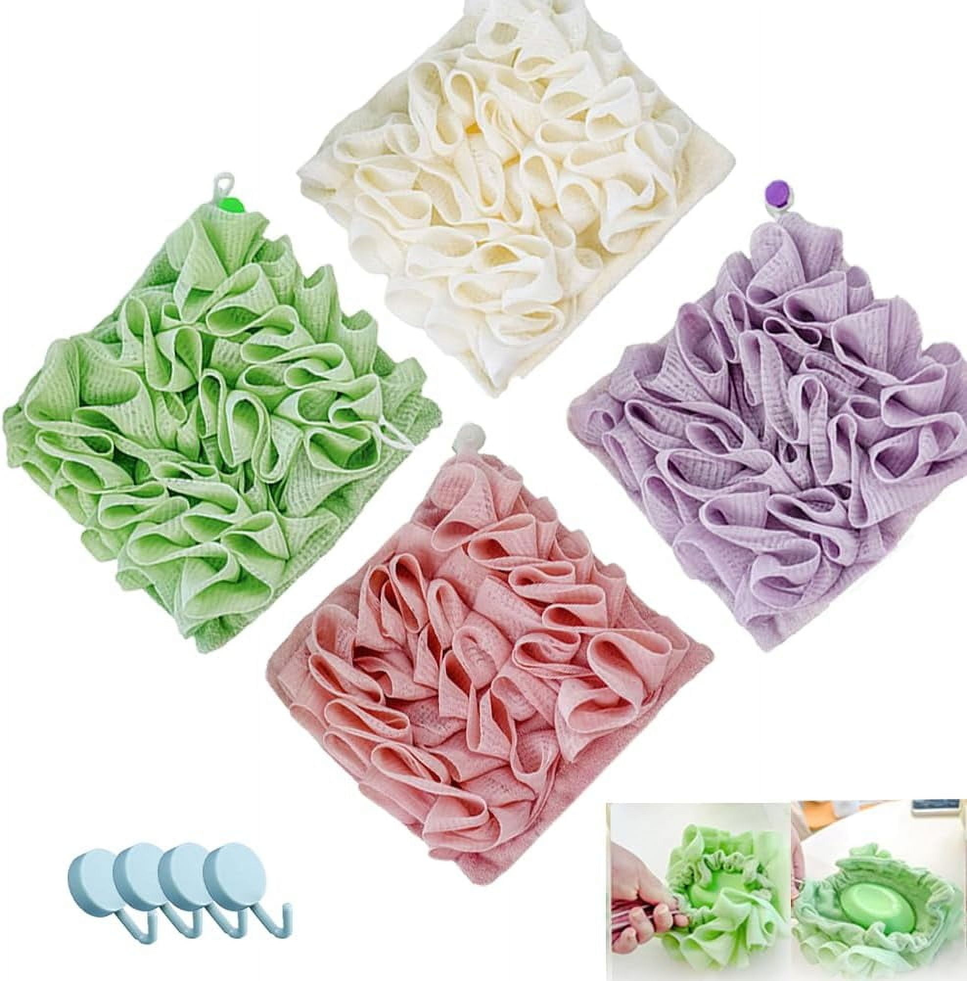 Loufee,Washcloth Loofah Combo,The leeffa,Wash Cloth Loofah Combo,Shower ...