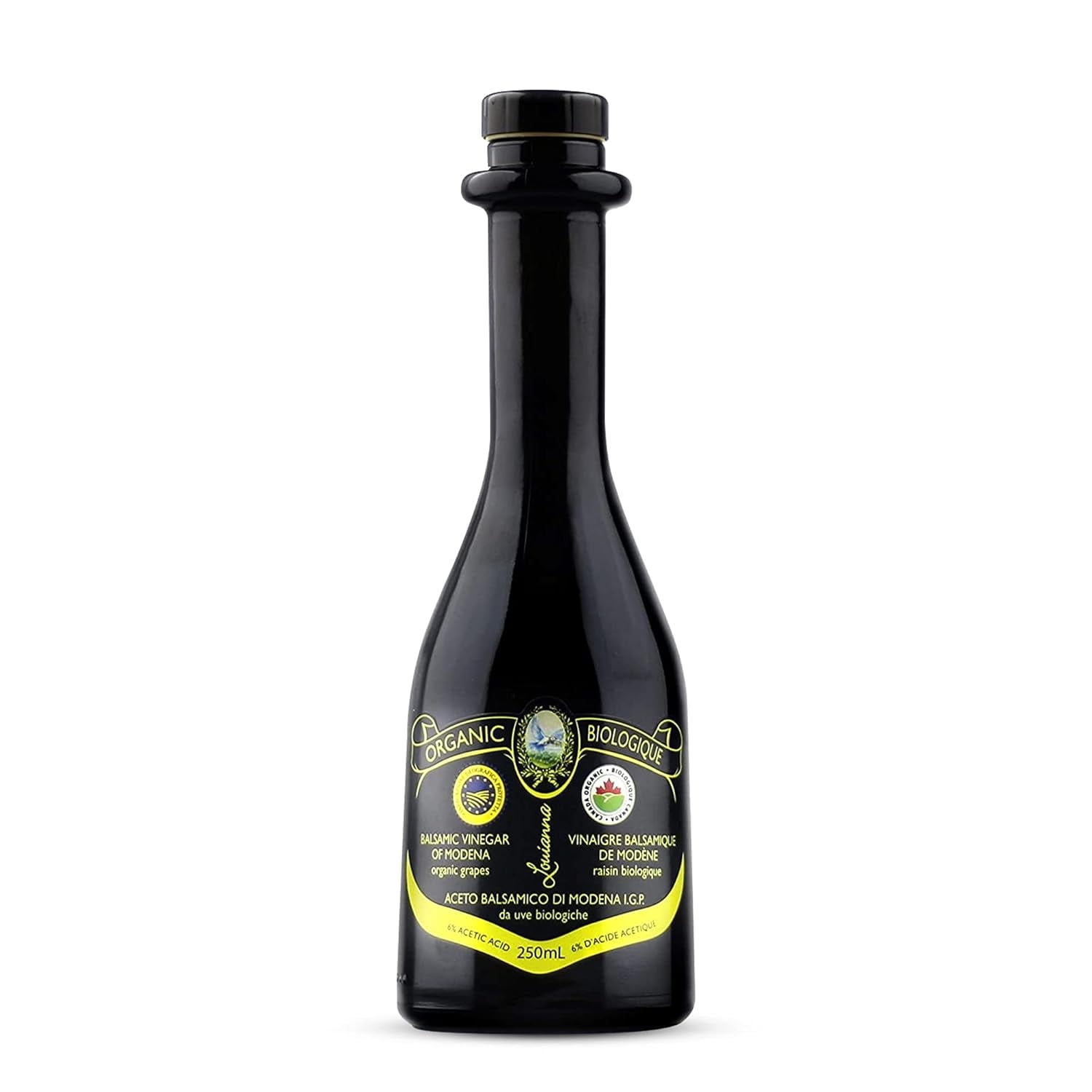 Louianna Organic Balsamic Vinegar of Modena Aged Red Wine Vinegar 250mL ...