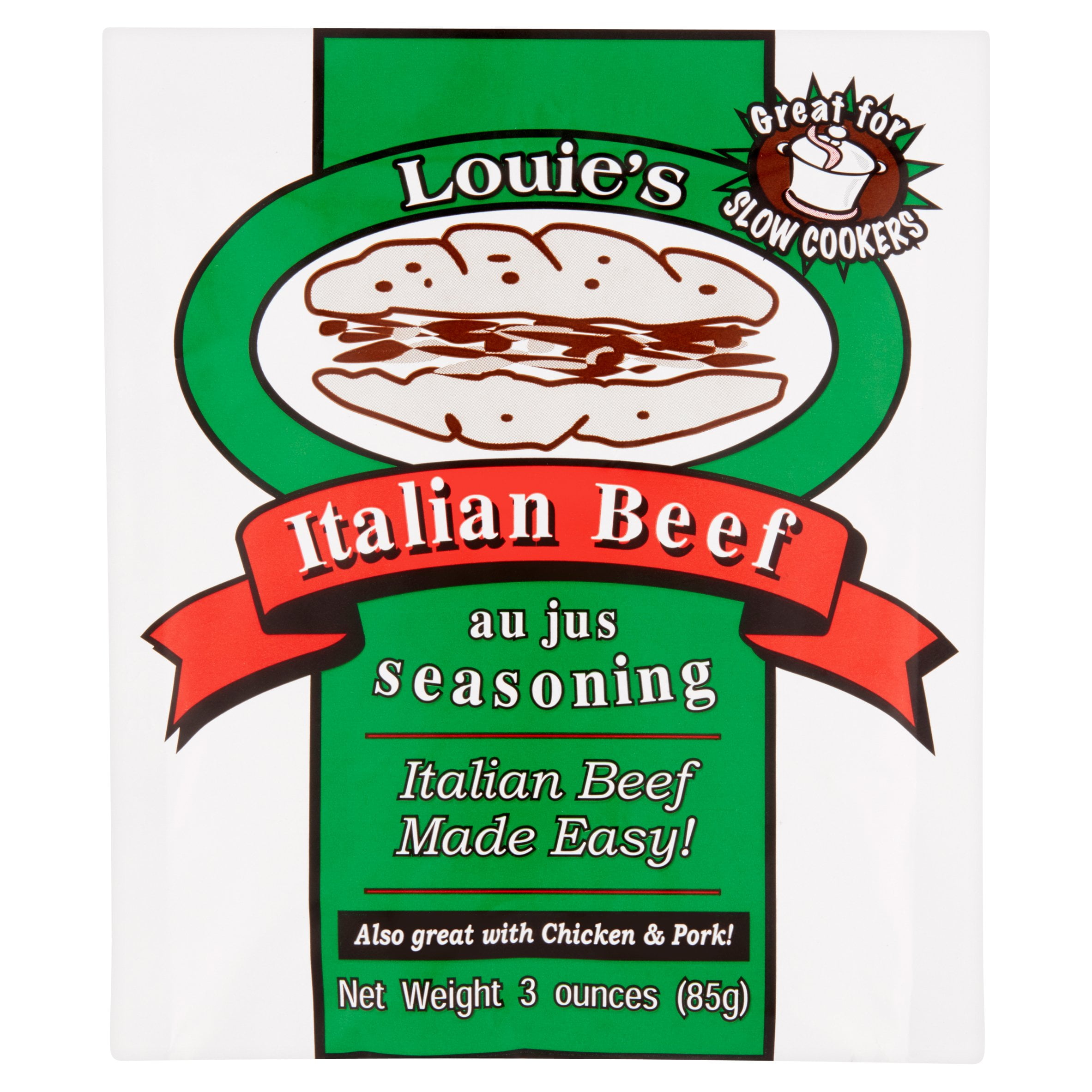 Louie's Seasoning Italian Beef Seasoning, 3 ounces, 12 pack - Walmart.com